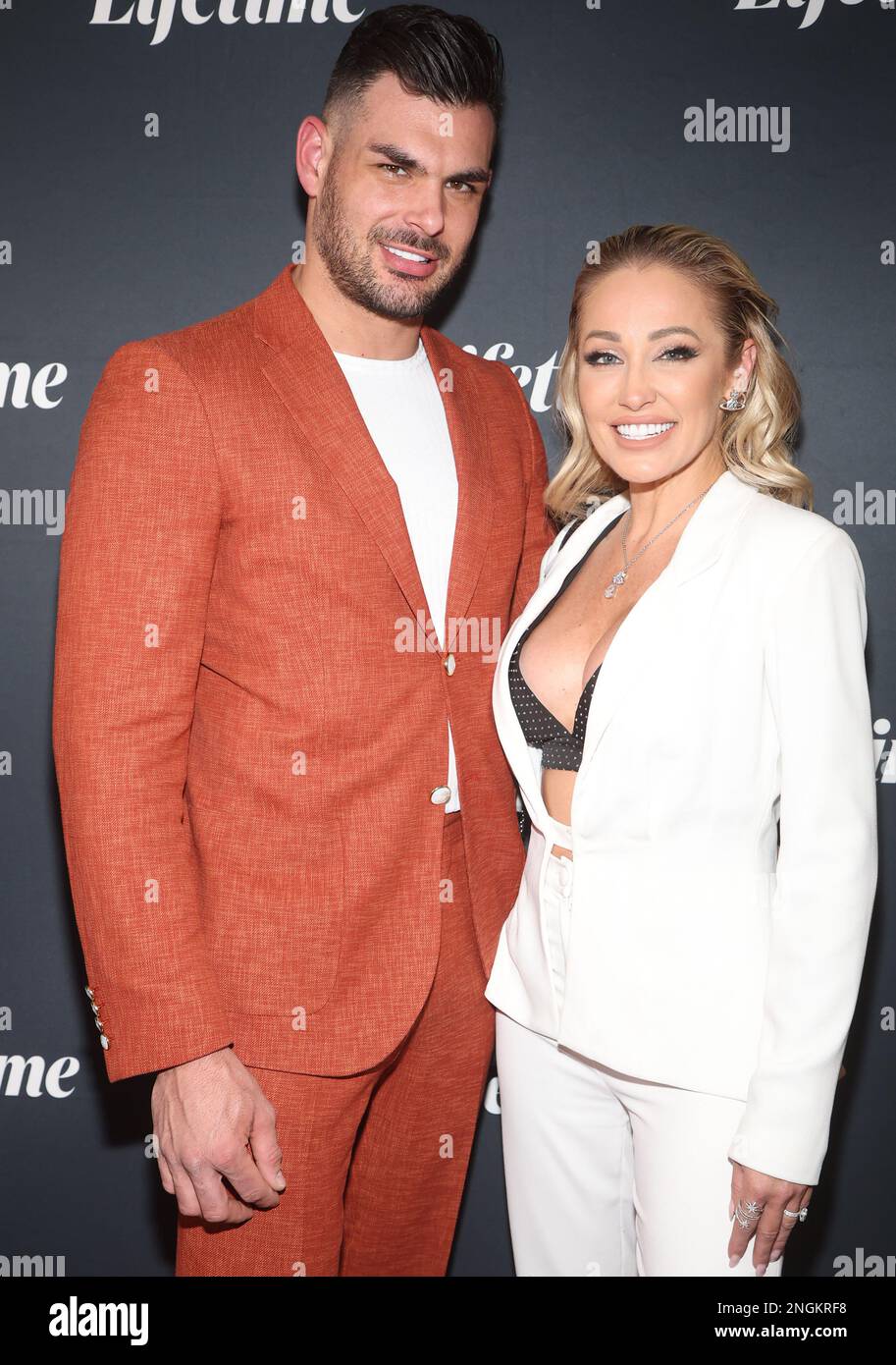 West Hollywood, Ca. 17th Feb, 2023. Romain Bonnet, Mary Fitzgerald ...