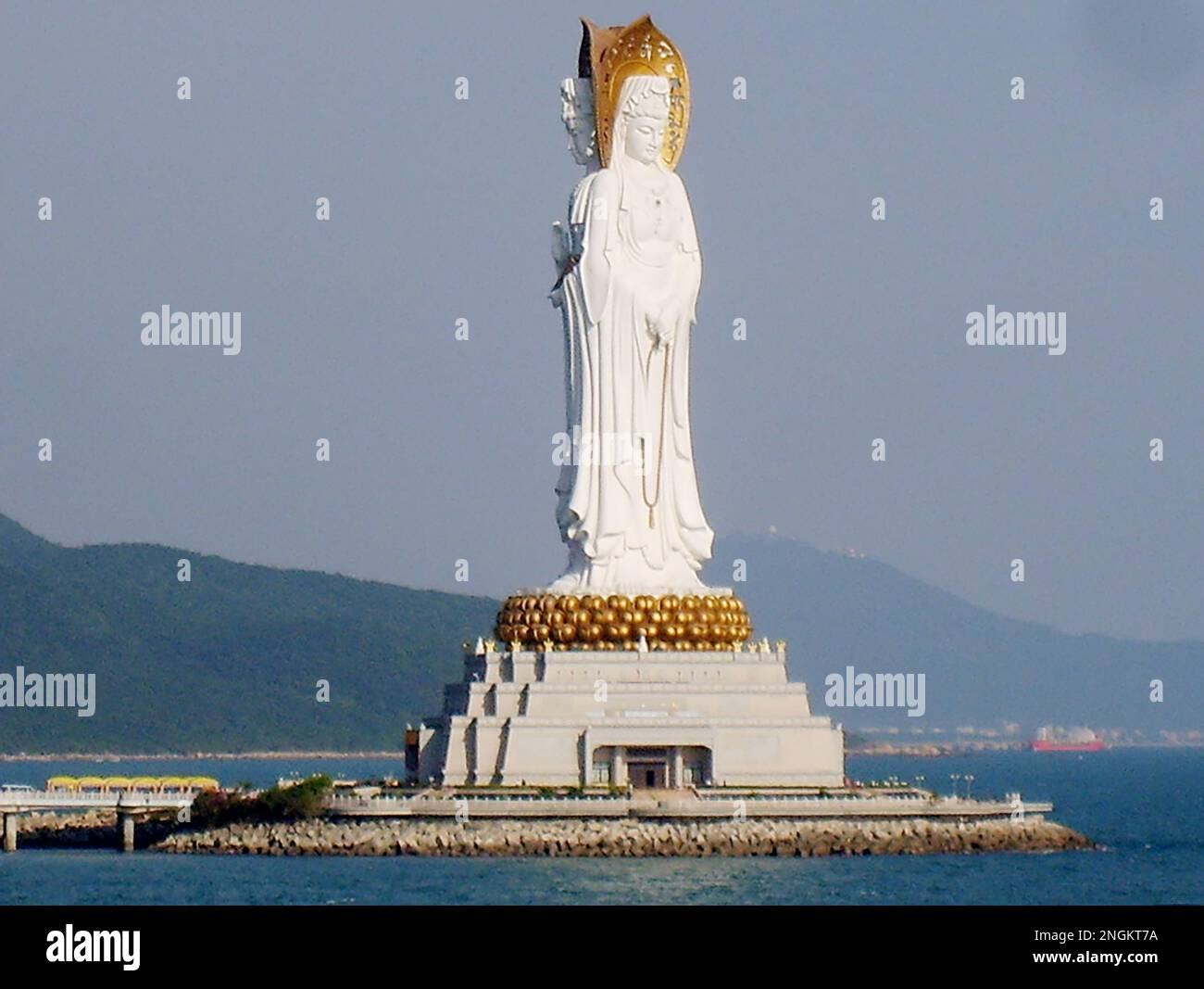 SANYA, CHINA - FEBRUARY 17, 2023 - The 108-meter-high Sanya is in the ...