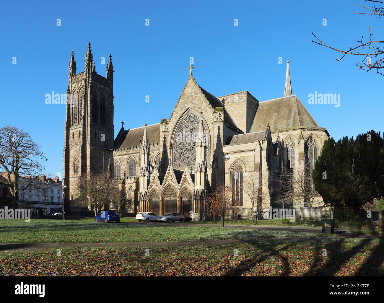All Saint's Parish Church, Leamington Spa, Warwickshire, England Stock ...