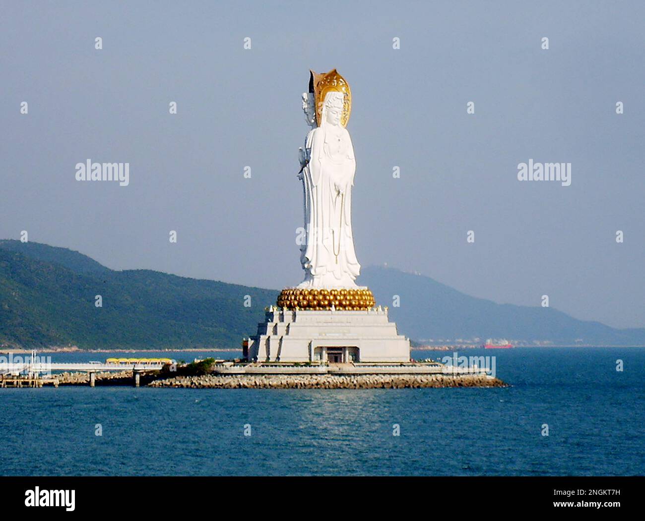 SANYA, CHINA - FEBRUARY 17, 2023 - The 108-meter-high Sanya is in the ...