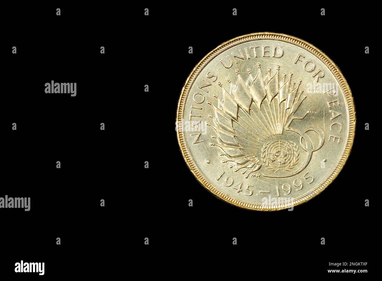 A pre 1997 £2 coin issued in 1995 to commemorate 50 years of the ...