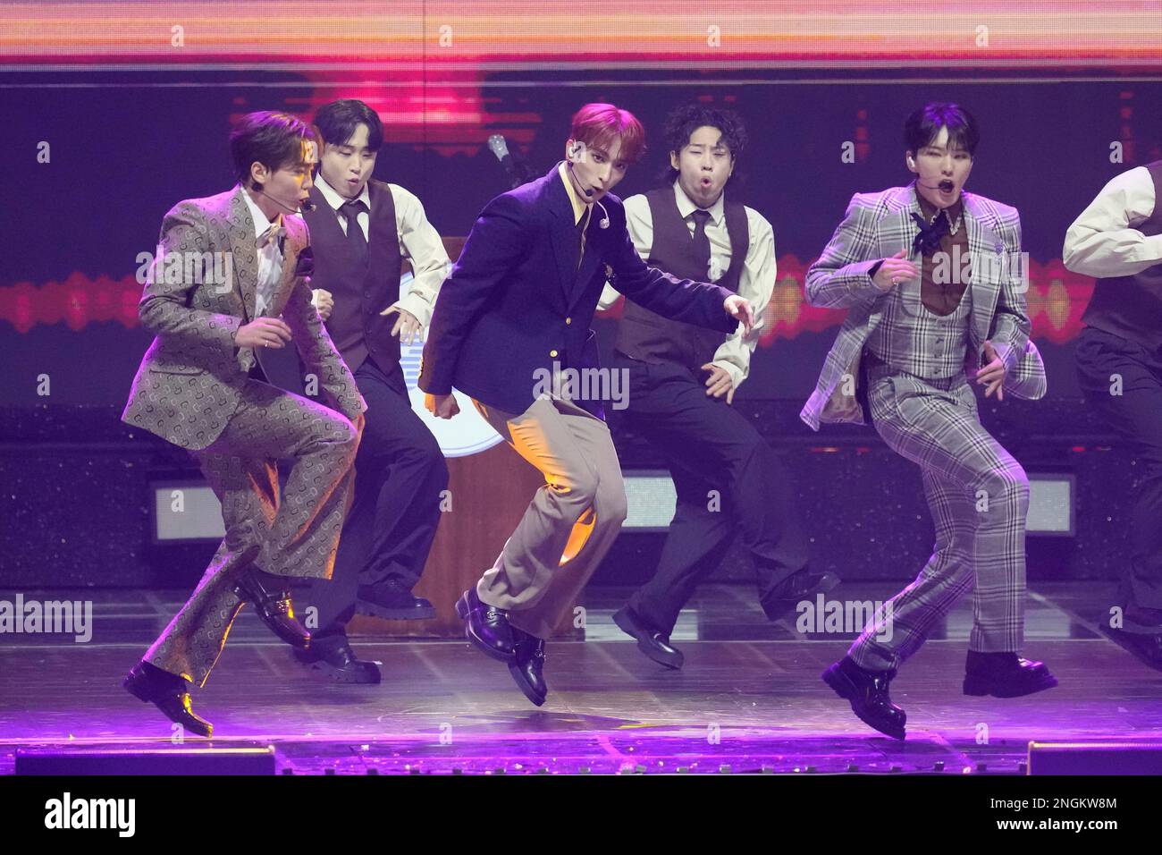 K-Pop boy group BSS perform during the Circle Chart Music Awards in ...