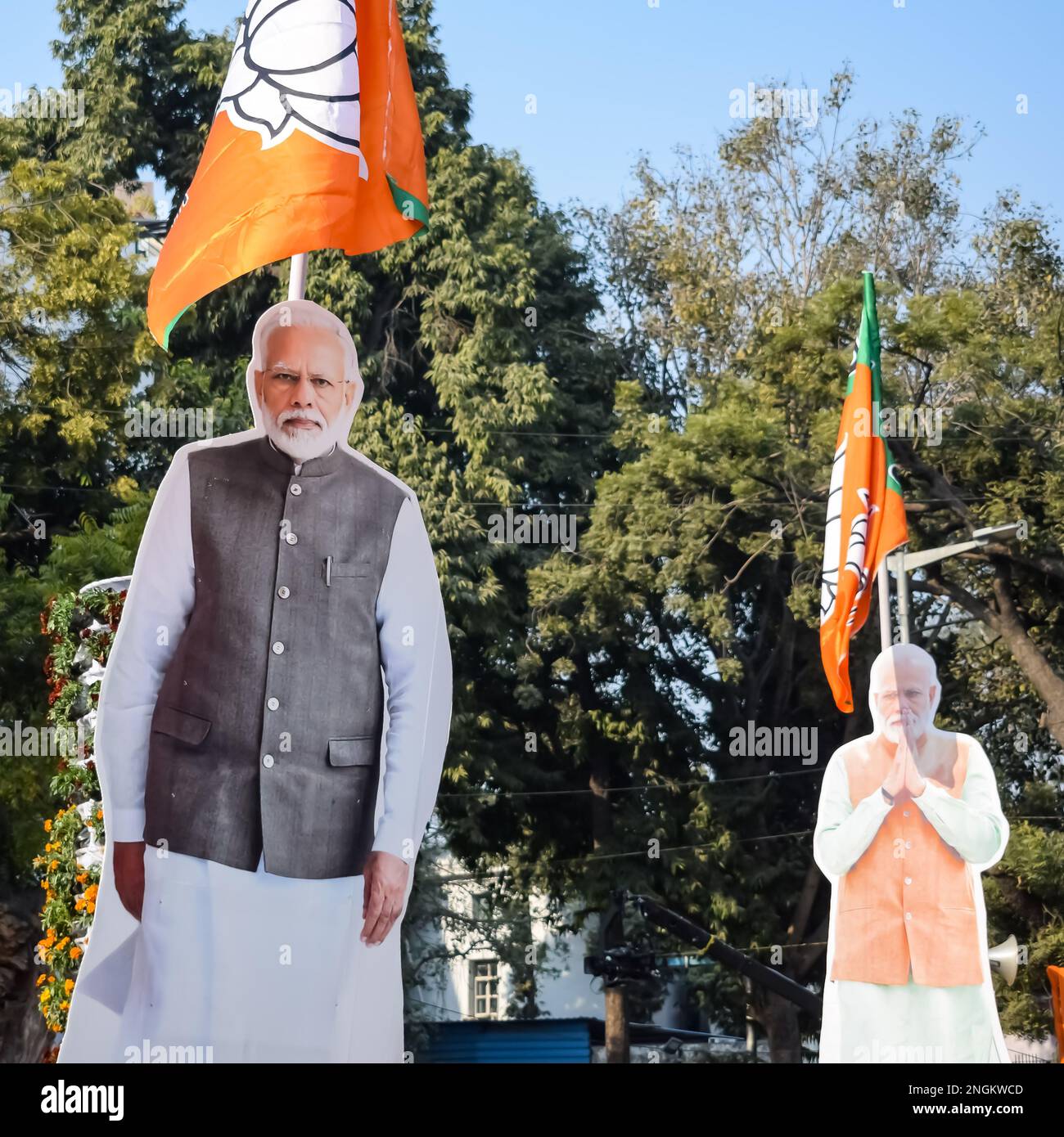 New Delhi, India - January 16 2023 - Prime Minister Narendra Modi cut ...