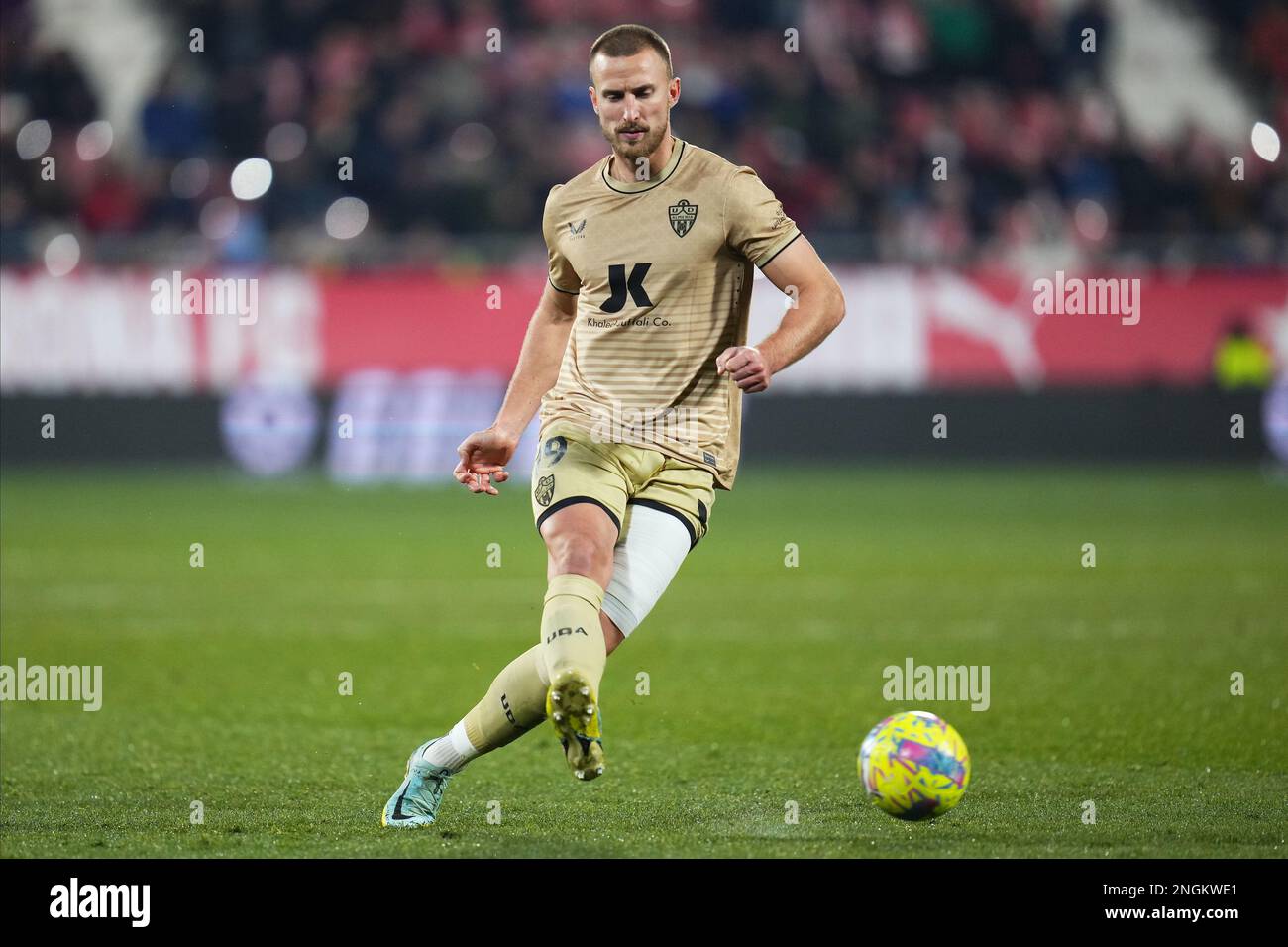 Rodrigo Ely of UD Almeria during the La Liga match between Girona FC ...