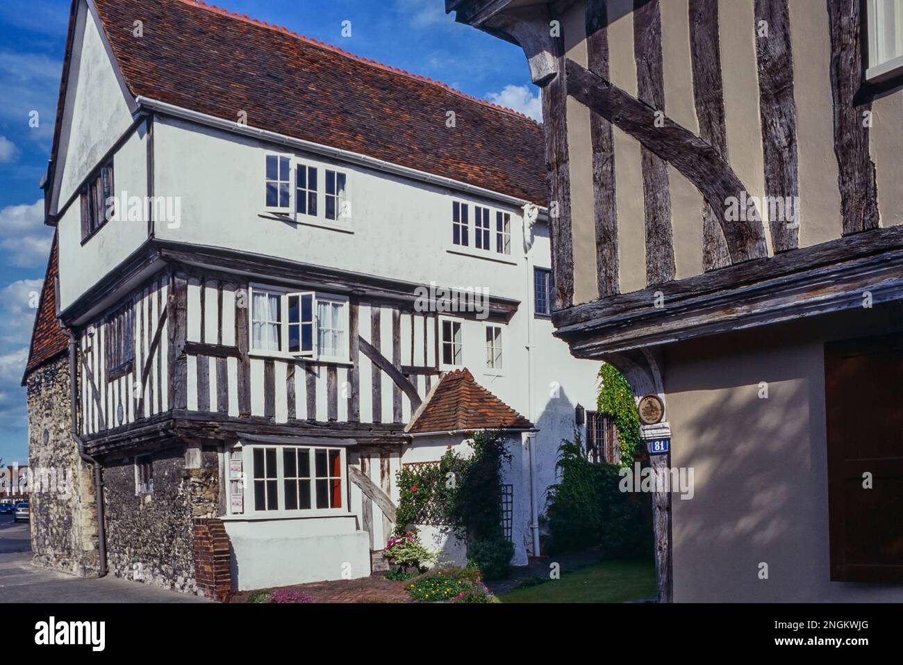 Arden's House and cottage, 80-81 Abbey Street, Faversham, Kent, England ...