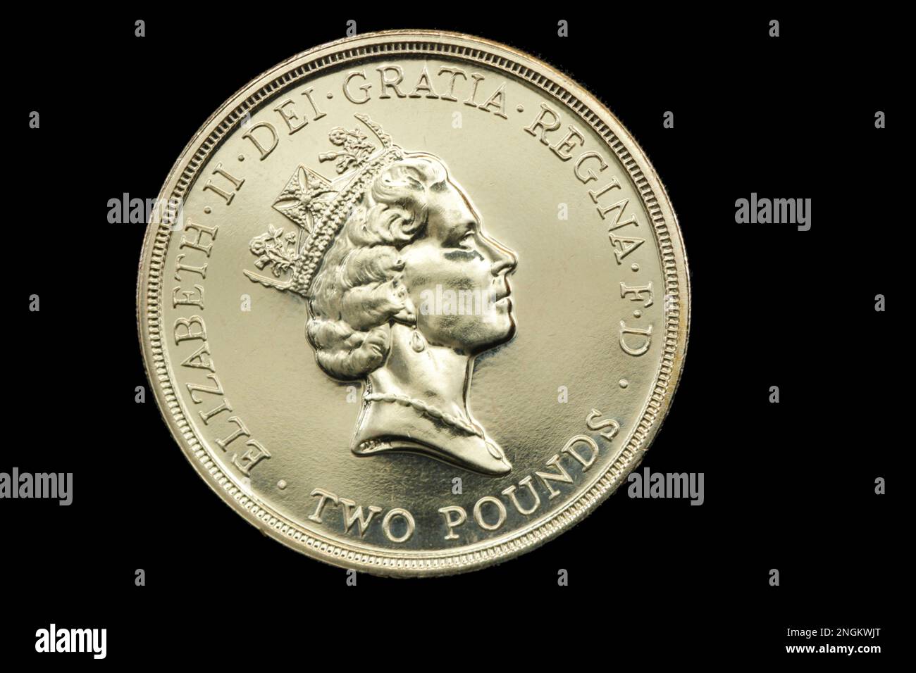 1989 two pound coin hi-res stock photography and images - Alamy
