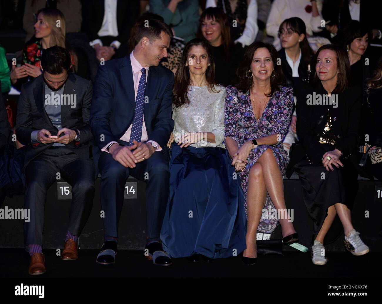(2RD) British Ambassador to Spain Hugh Elliott, his wife María Antonia ...