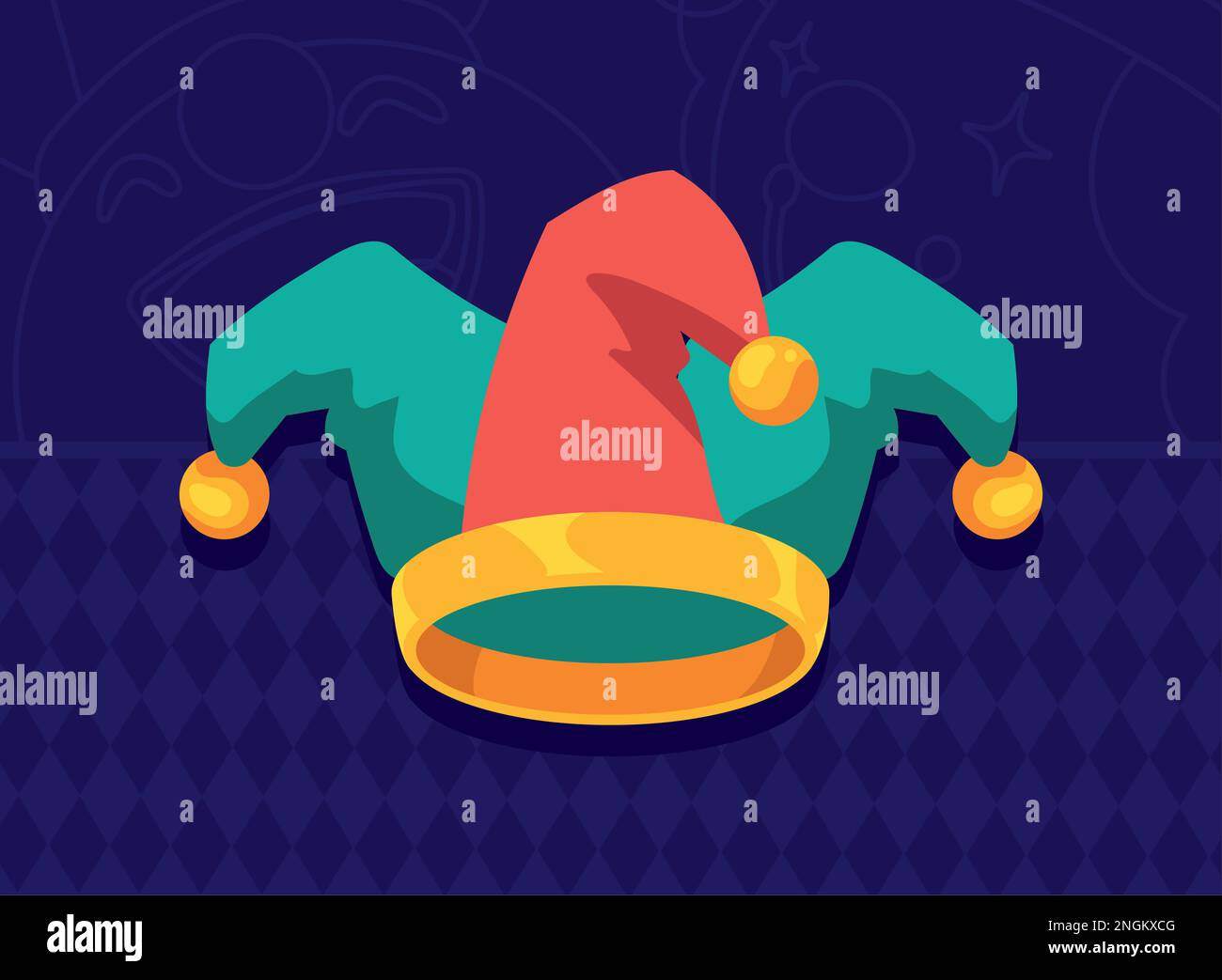 Antique joker cap Stock Vector Images - Alamy