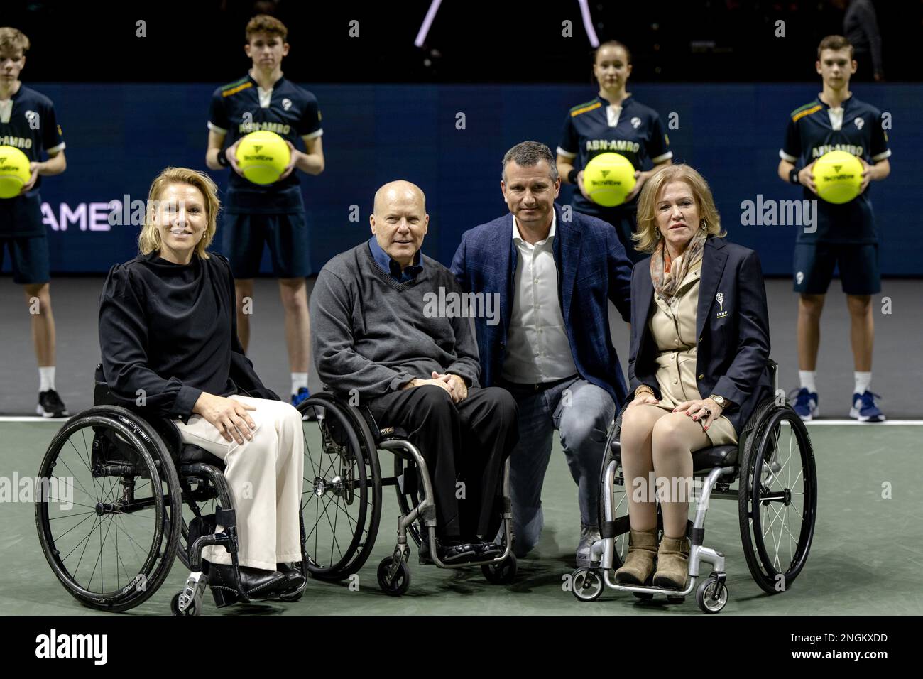 ROTTERDAM - (VLNR) Esther Vergeer, Rick Draney and Richard Krajicek ...