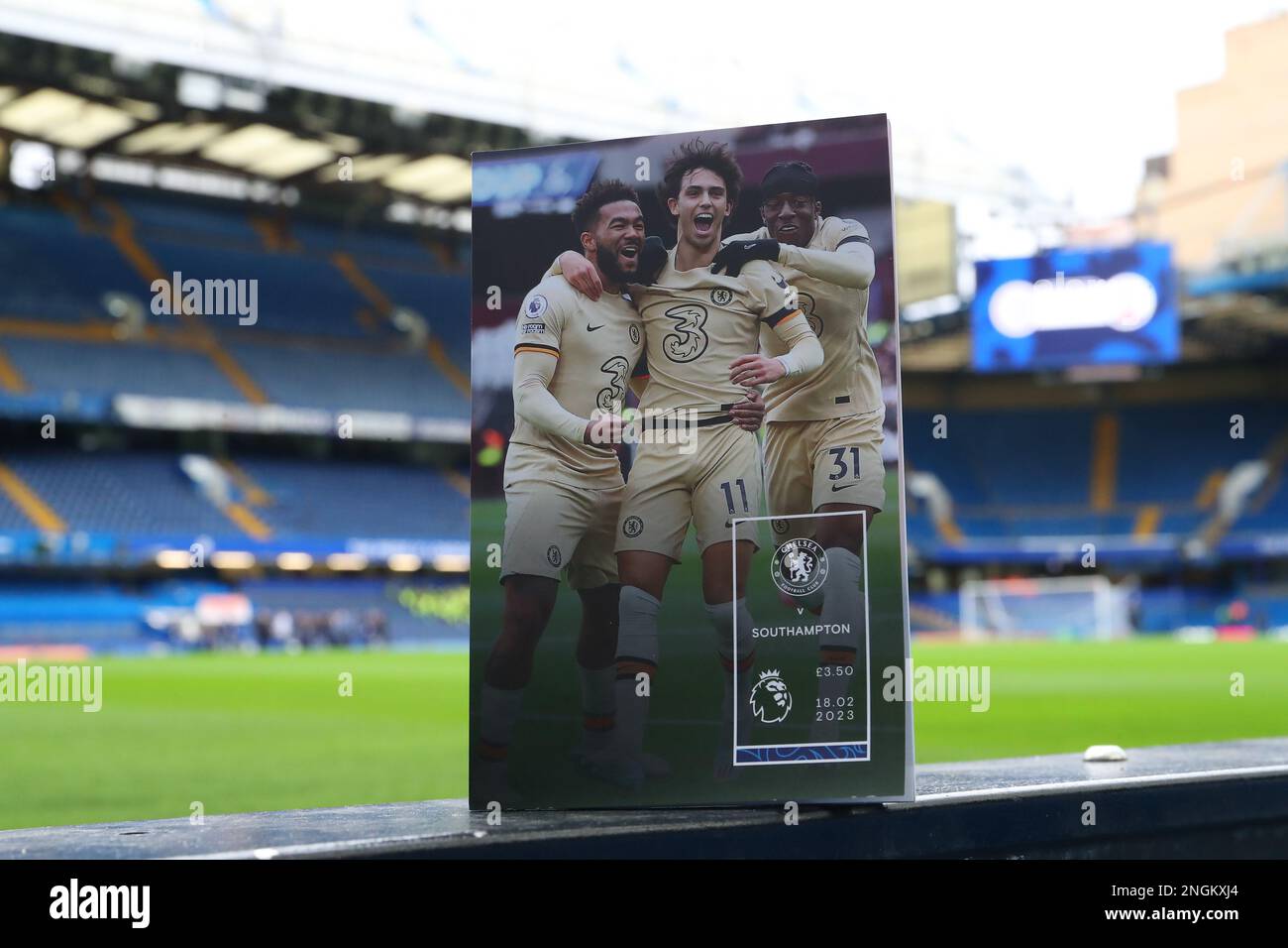 London, UK. 18th February 2023; Stamford Bridge, Chelsea, London ...