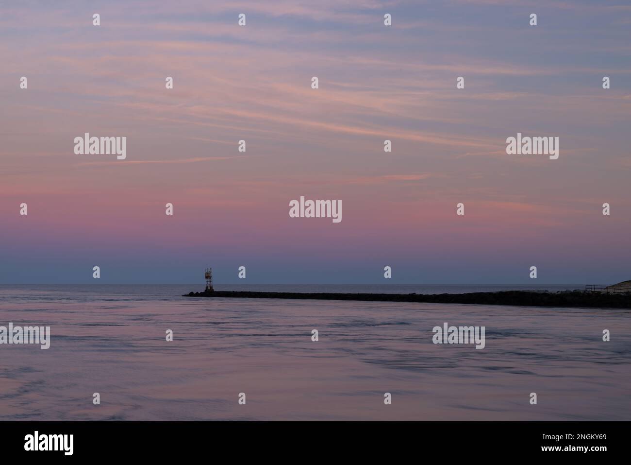 Dusk at Indian River Inlet, Delaware Seashore State Park, Delaware ...