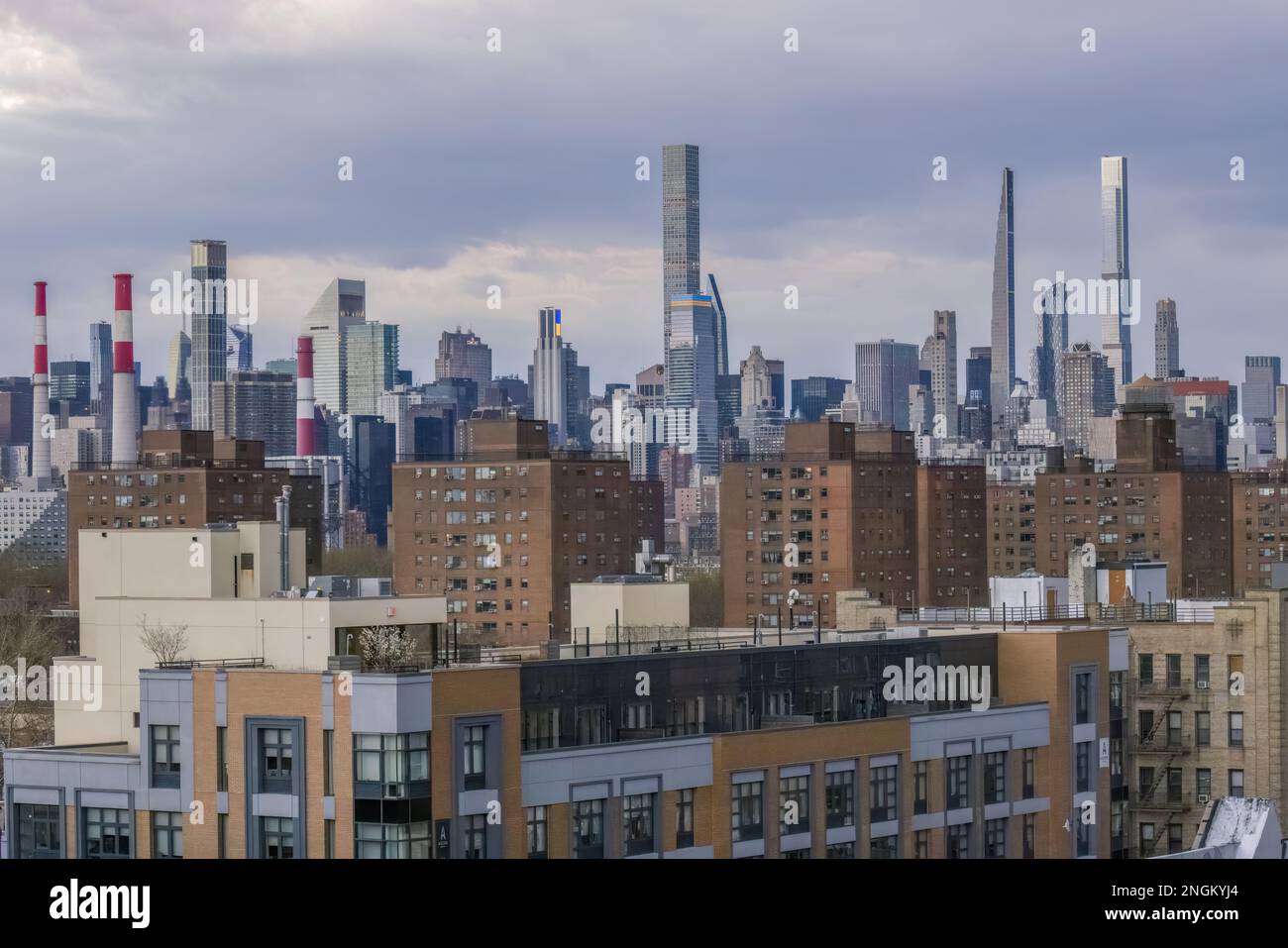 View of Midtown Manhattan as seen from Astoria, Queens, New York City ...