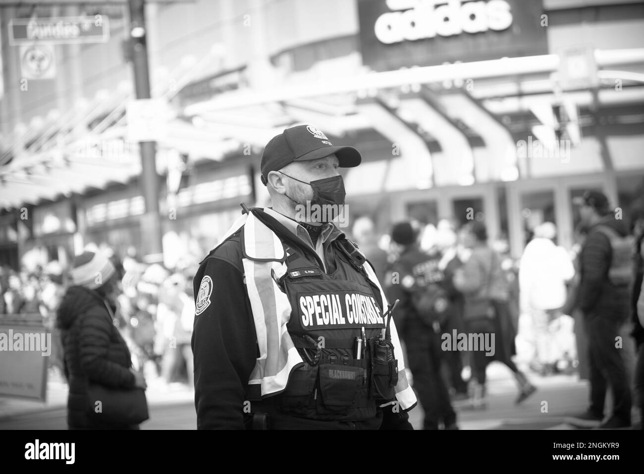 Toronto Ontario, Canada- March 20, 2022: A Special Contestable wearing ...