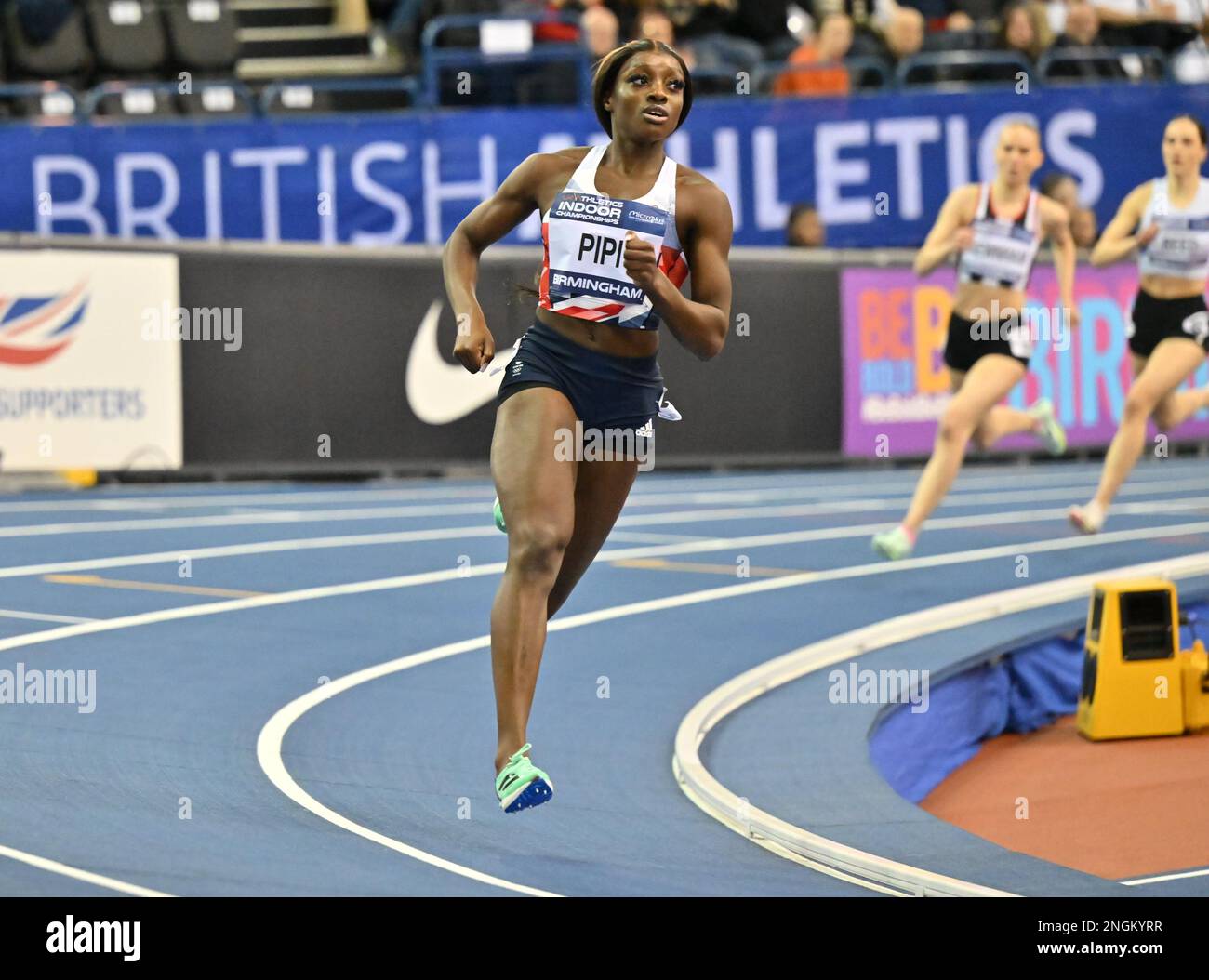 Birmingham, UK, 18 February 2023. Amarachi PIPI of Enfield and Haringey ...