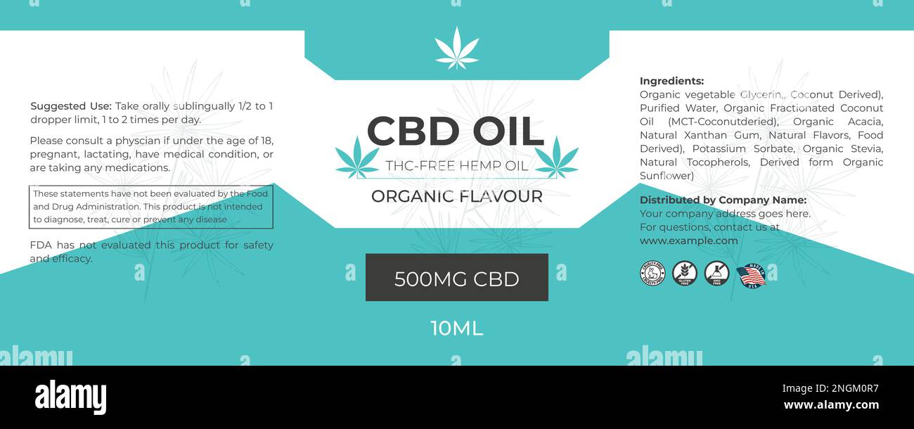 CBD Label Design Template, CBD Dropper Bottle Oil, Hemp Oil Label Template, Product Packaging ...