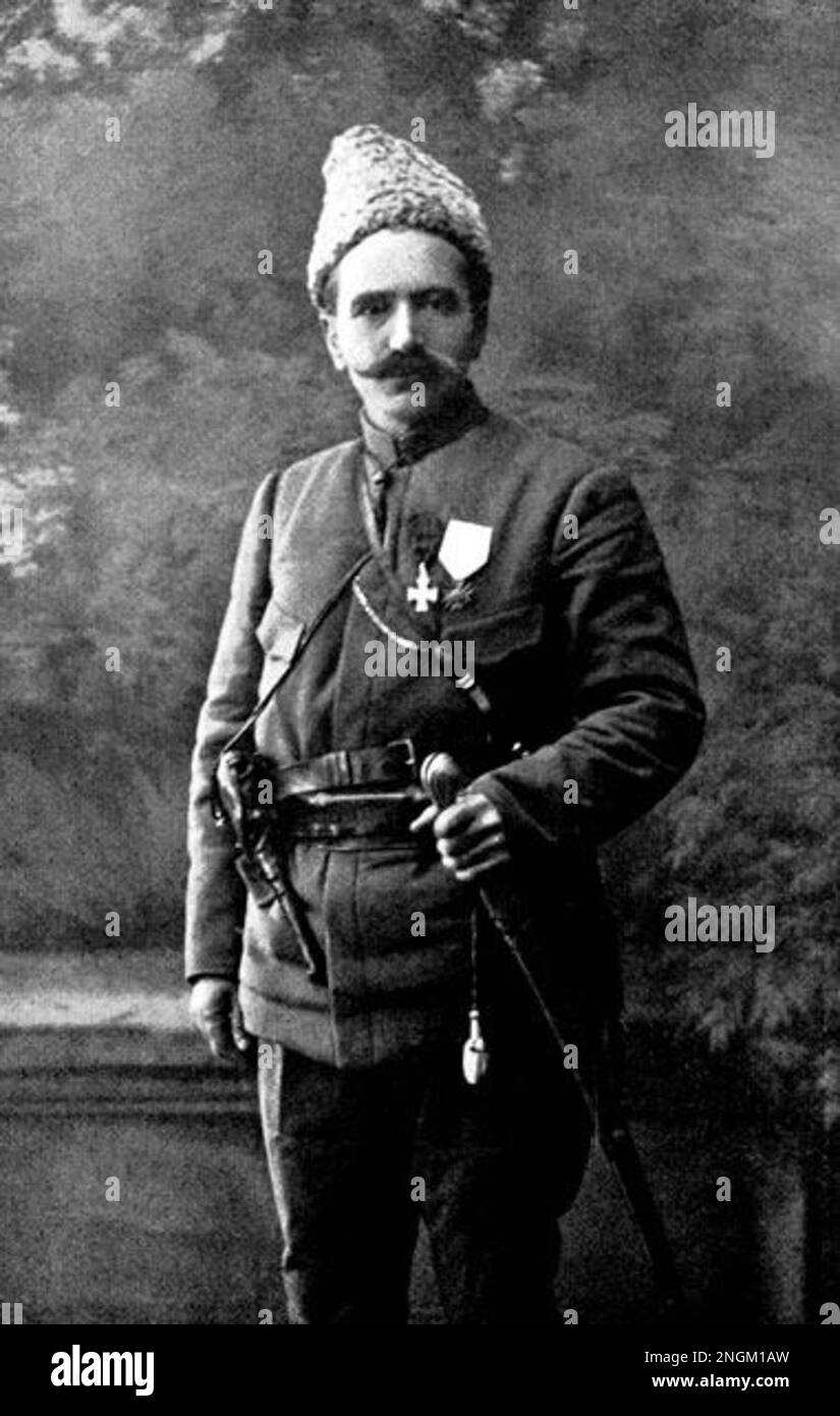 Andranik as the commander of the first Armenian volunteer battalion ...