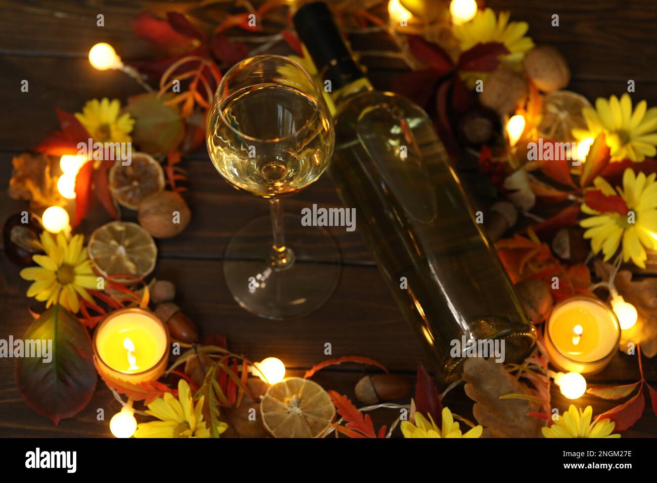 White wine restaurant evening hi-res stock photography and images - Alamy