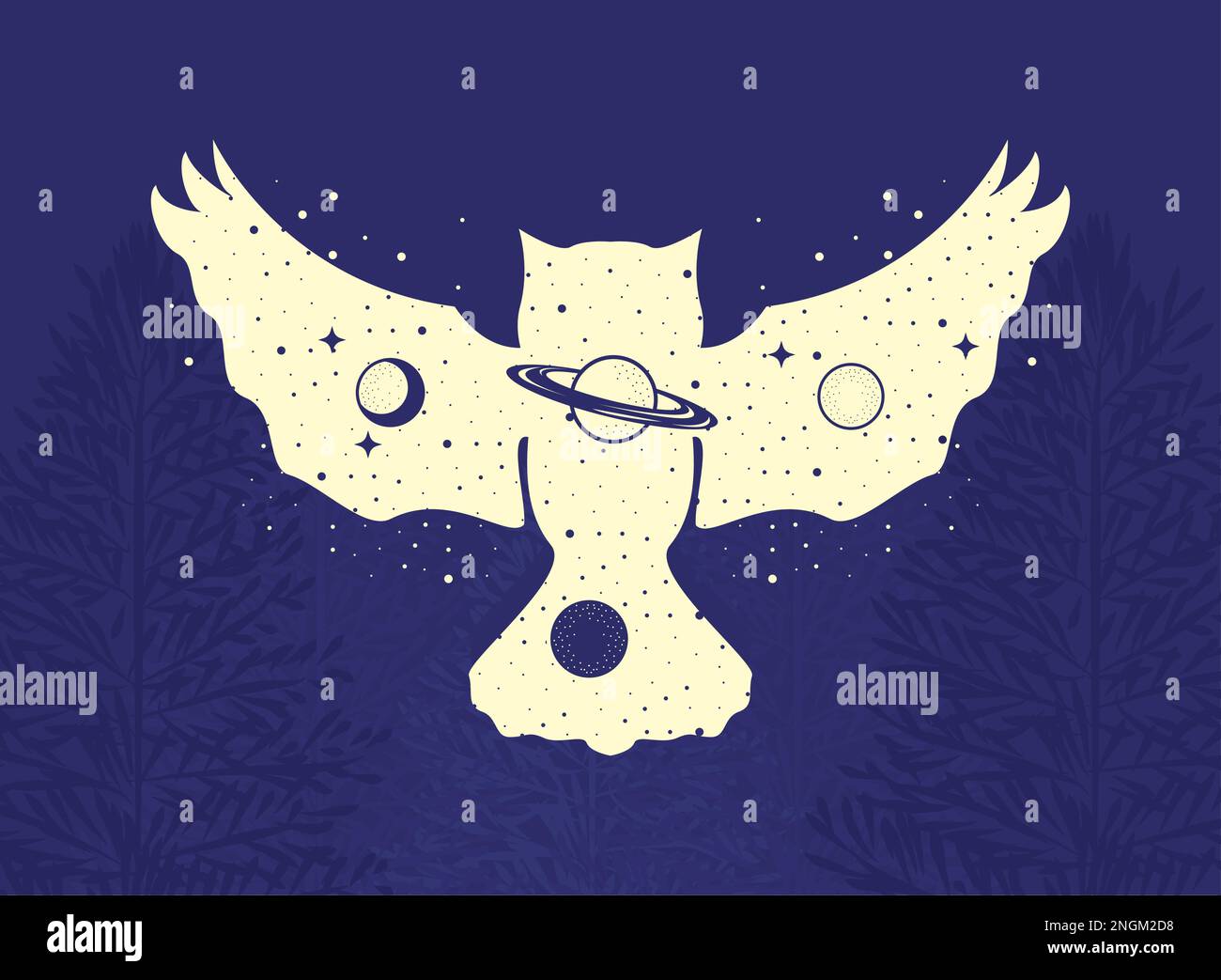 Owl astrology hi-res stock photography and images - Alamy