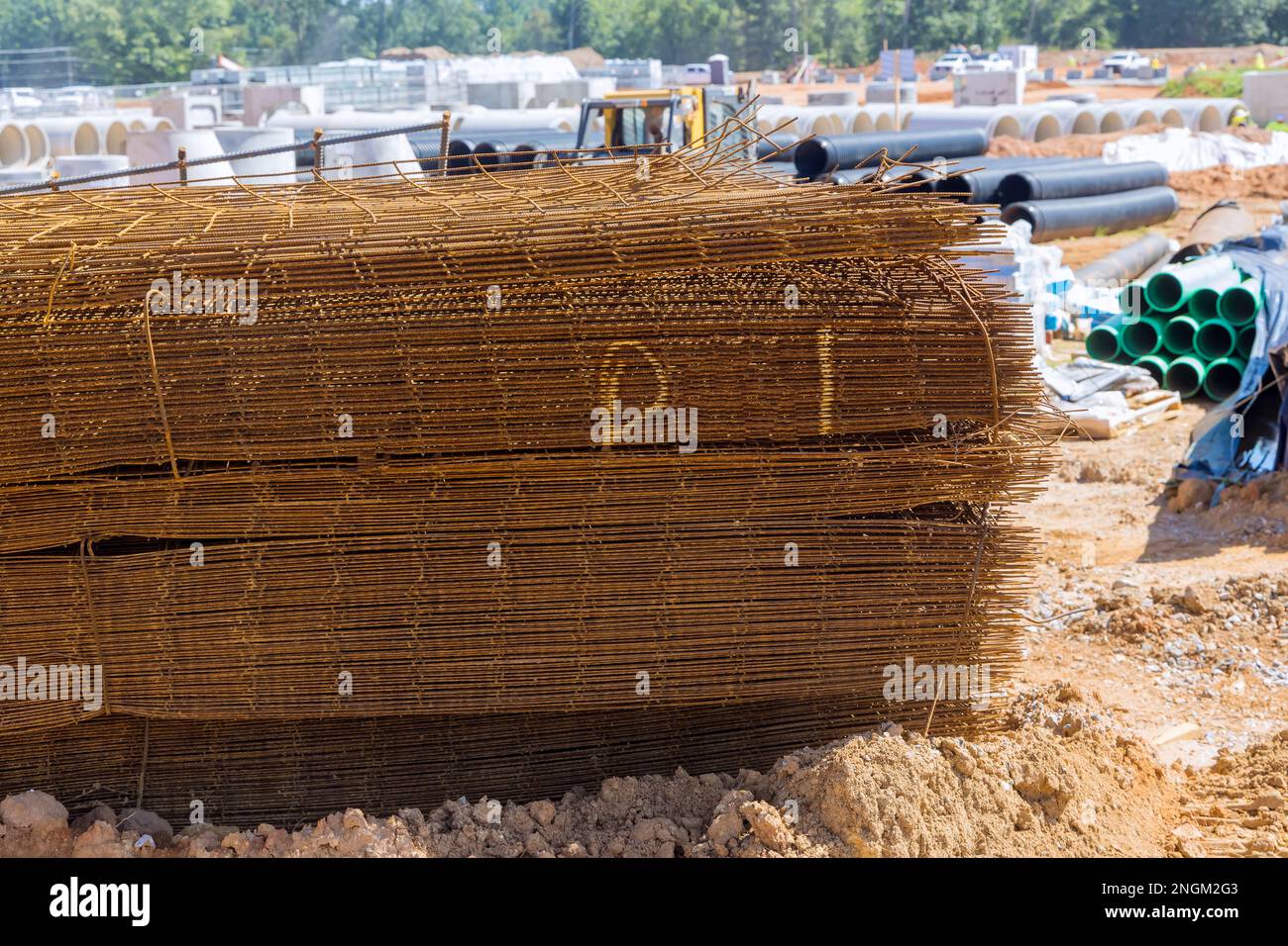 Concrete iron rods made of steel are used in construction industry to ...