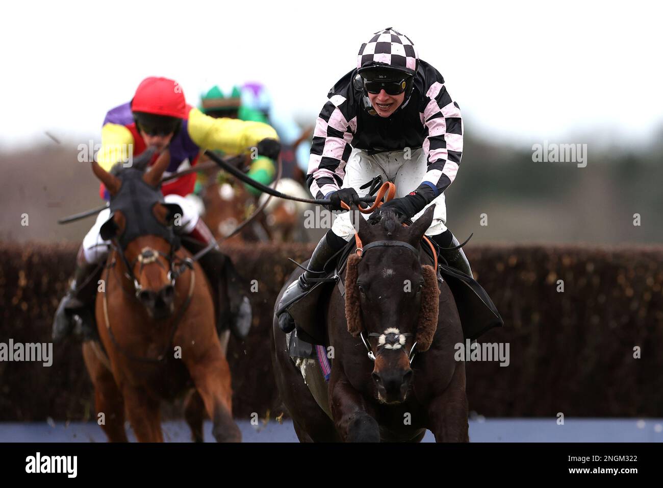 Cap Du Nord ridden by jockey Jack Tudor on their way to winning the Lk ...