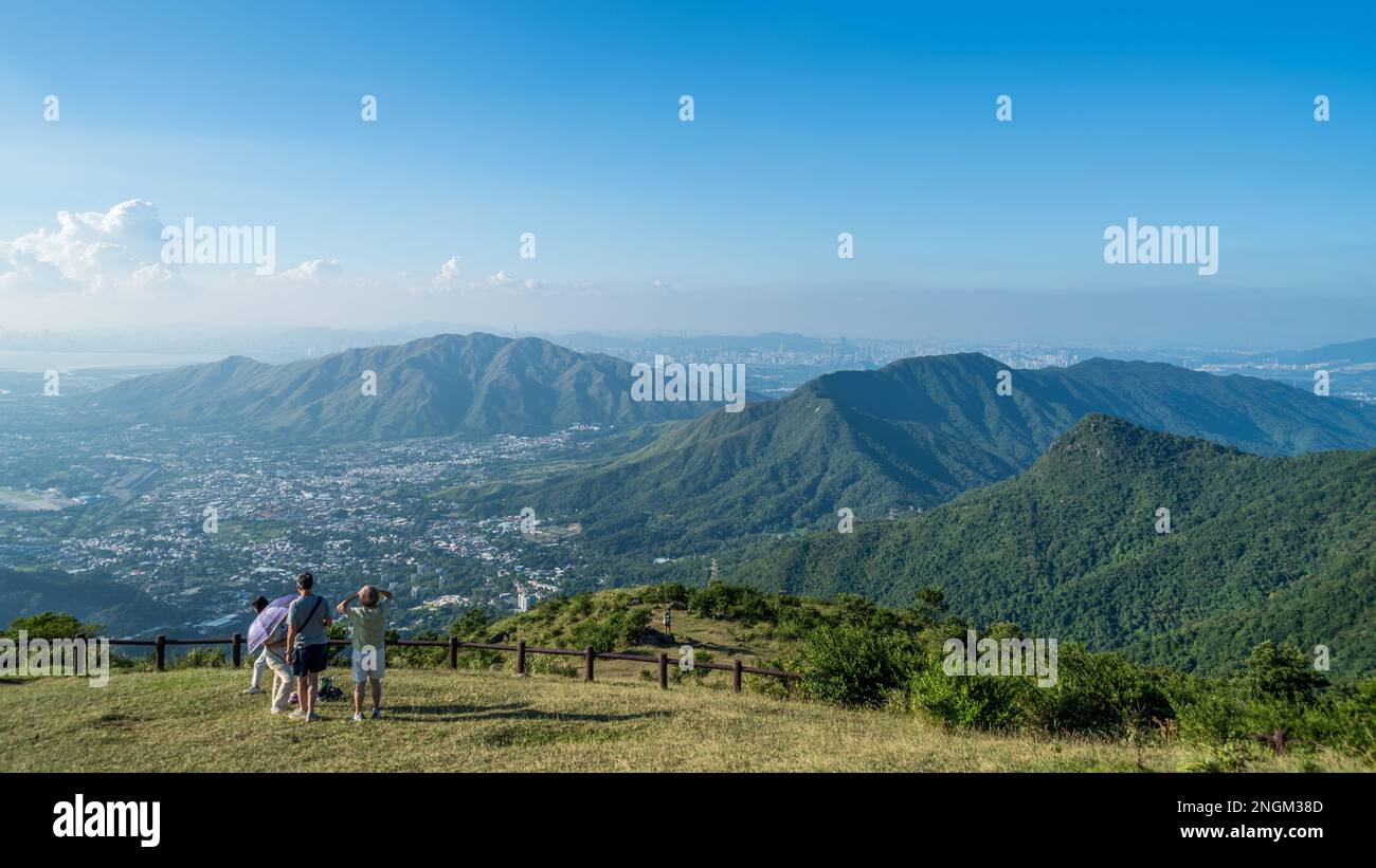 View from Tai Mo Shan, Hong Kong Stock Photo - Alamy