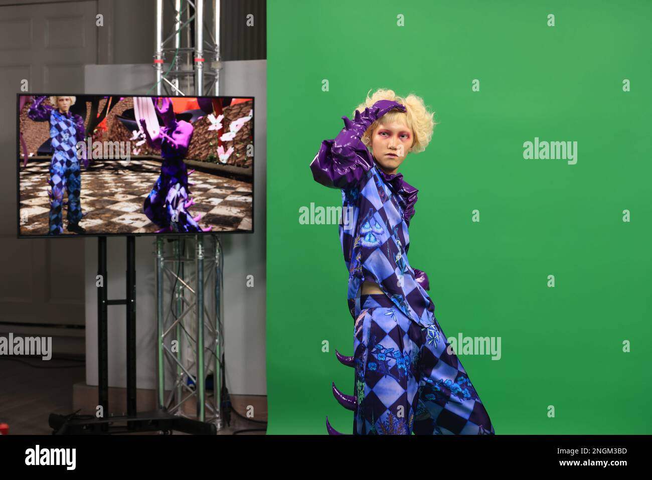 LONDON, UK. ON|OFF presentation during London Fashion Week. On|Off ...