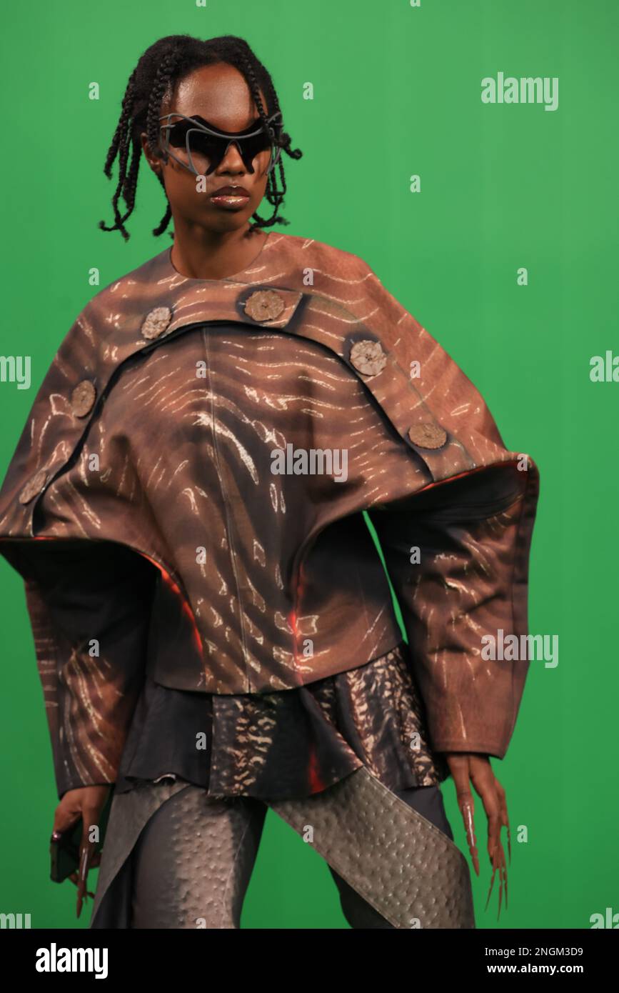 LONDON, UK. ON|OFF presentation during London Fashion Week. On|Off ...