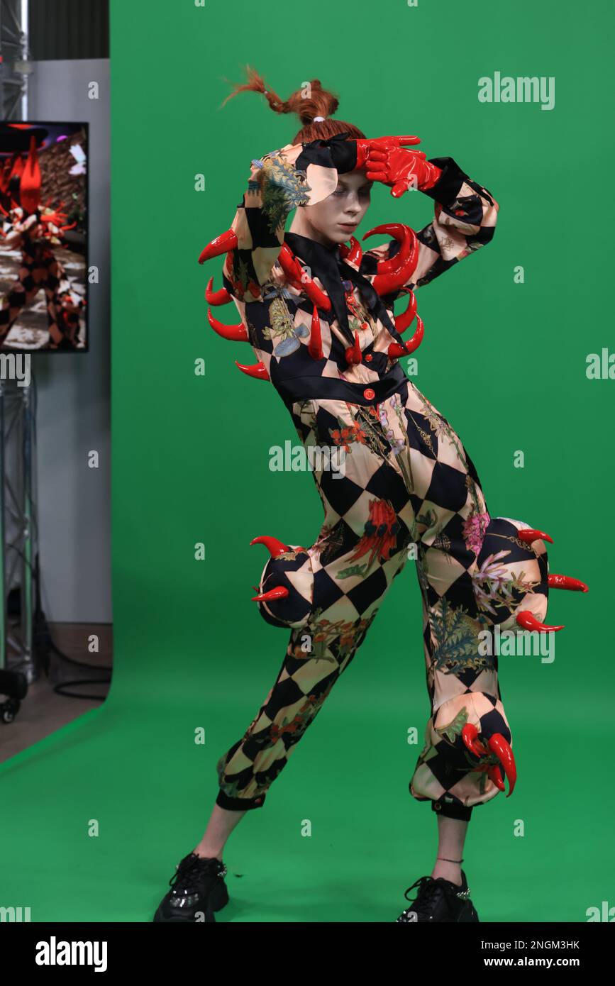 LONDON, UK. ON|OFF presentation during London Fashion Week. On|Off ...