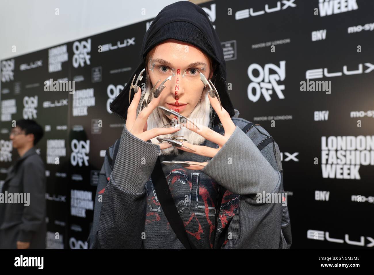 LONDON, UK. ON|OFF presentation during London Fashion Week. On|Off ...