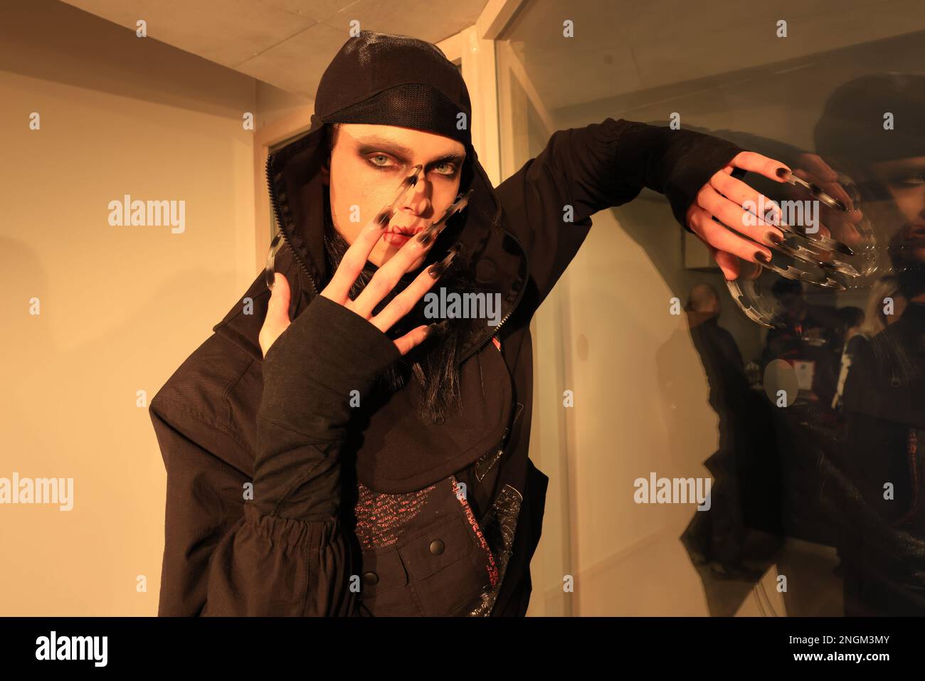 LONDON, UK. ON|OFF presentation during London Fashion Week. On|Off ...