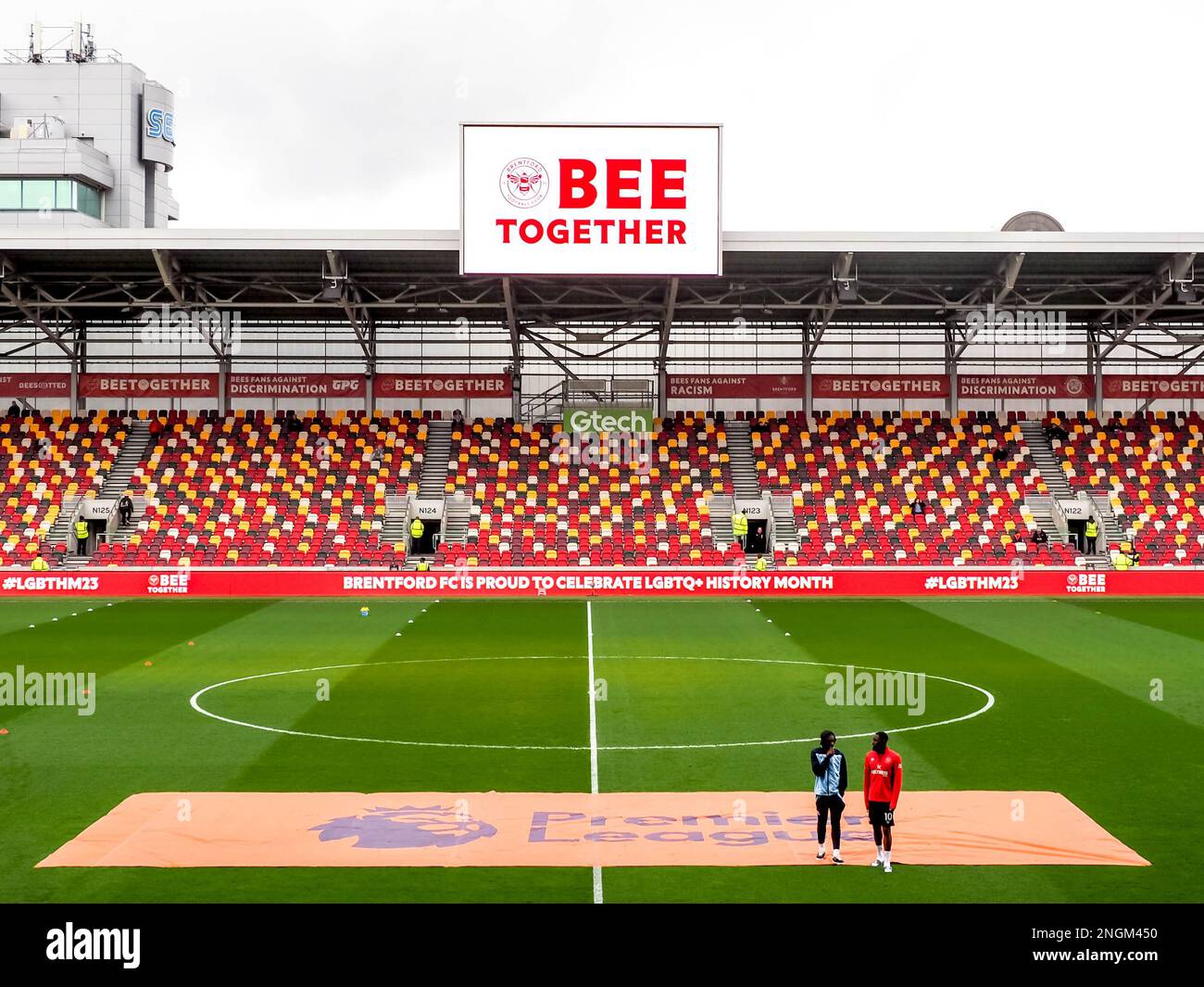 London, UK. 18th Feb, 2023. Gtech Community Stadium, ready for the ...