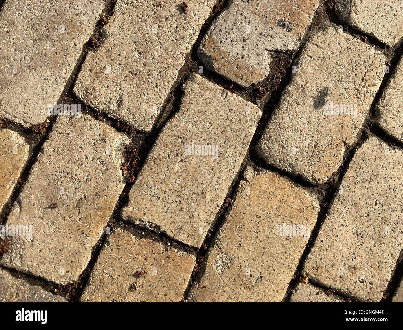 Yellow stone tiles masonry closeup background. the texture of yellow ...