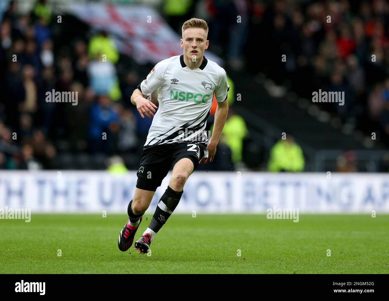 Derby County's Harvey White during the Sky Bet League One match at ...