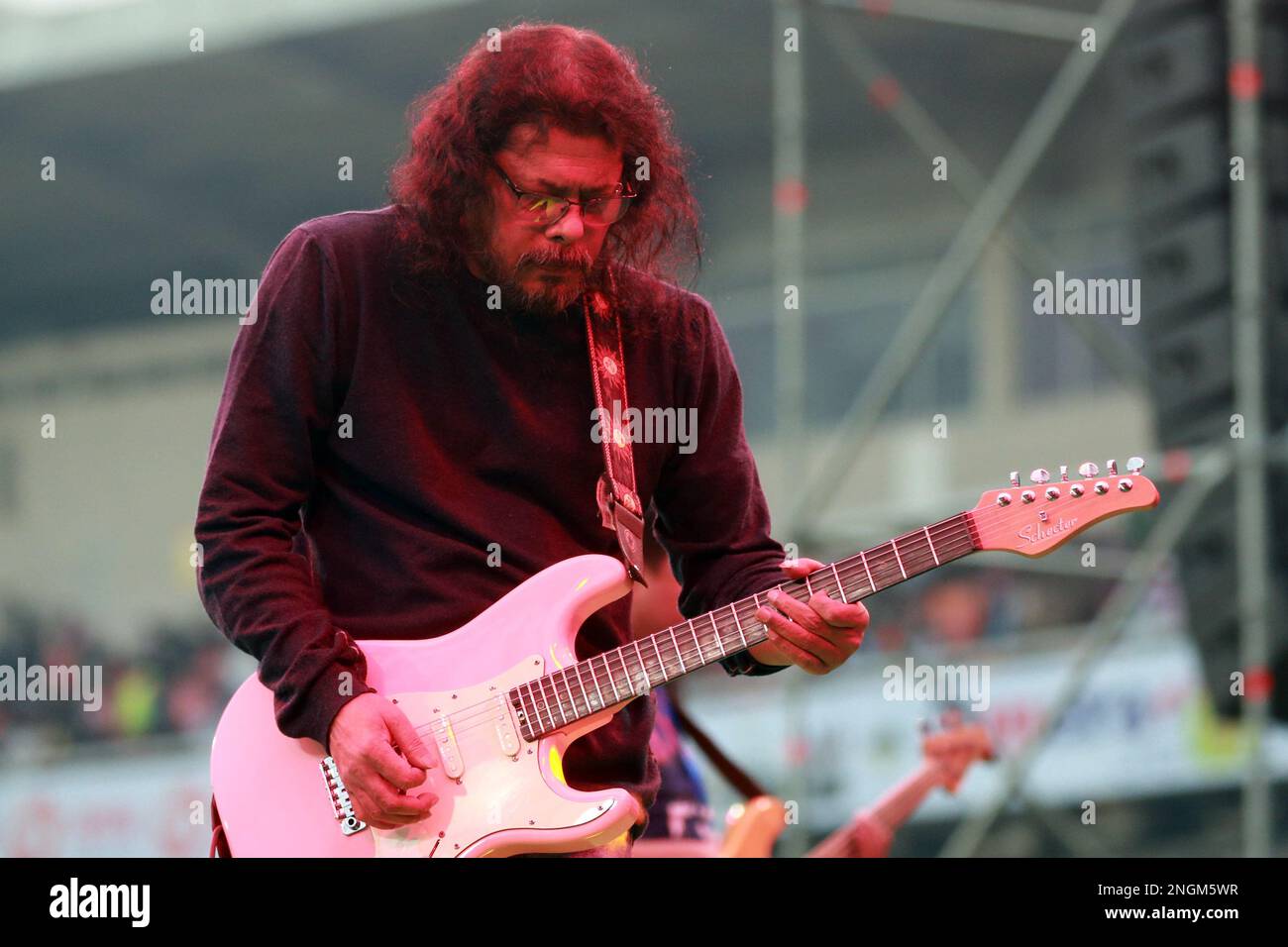 An electric atmosphere greeted band Nagar Baul, led by James performing at the Sher-e-Bangla ...