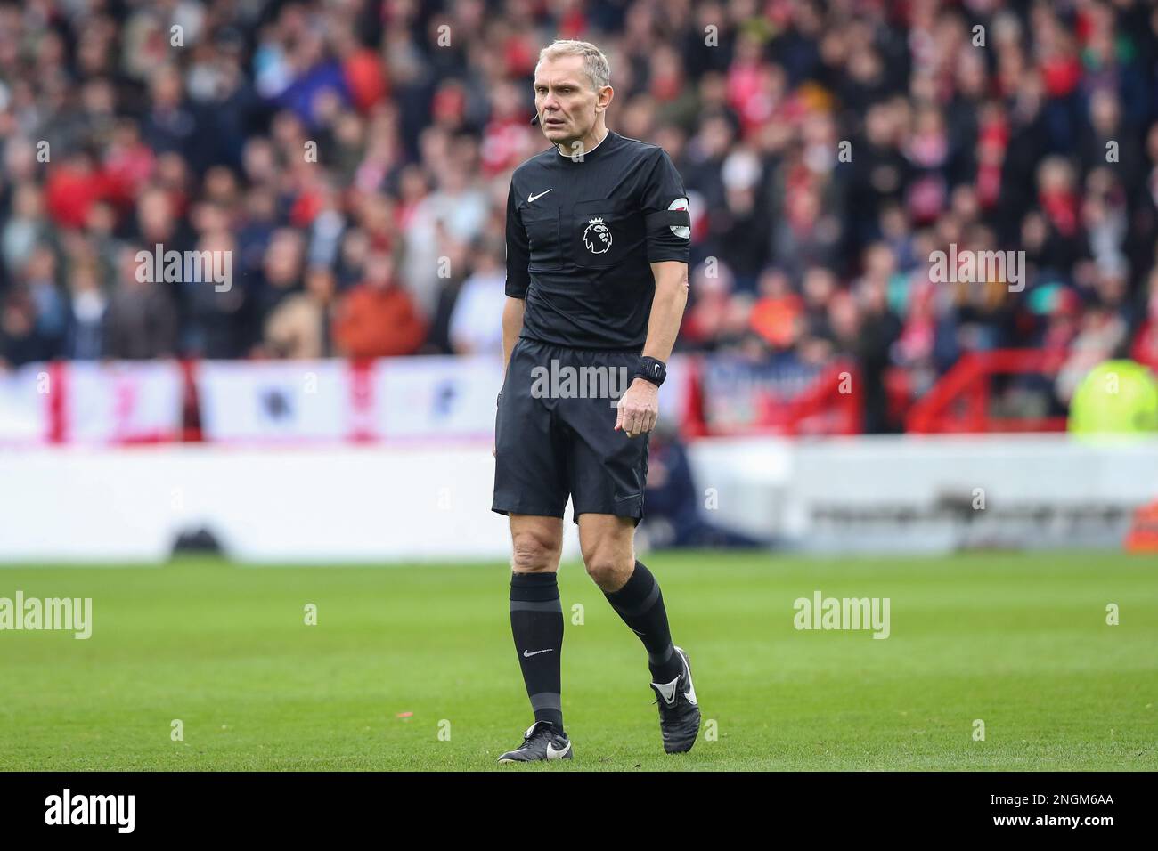 Referee Graham Scott during the Premier League match Nottingham Forest ...