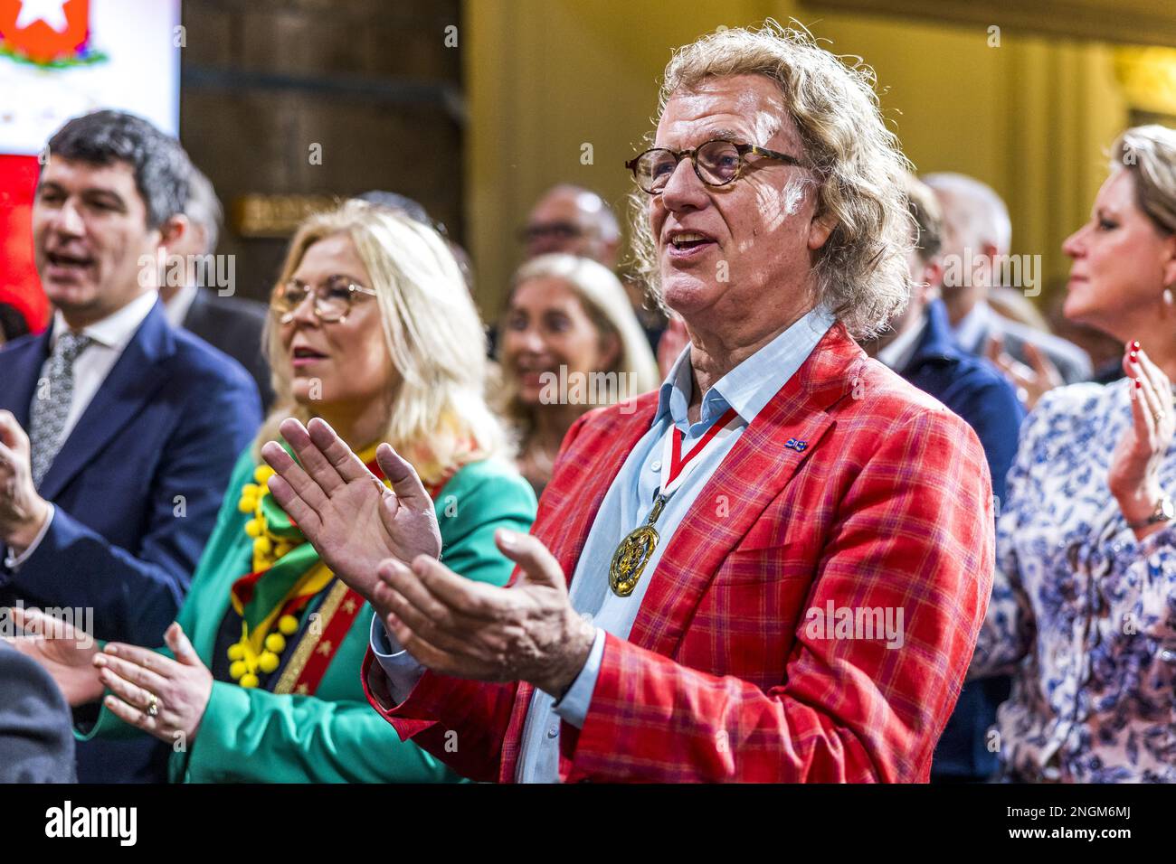 MAASTRICHT - Madeleine van Toorenburg and Andre Rieu during the key ...