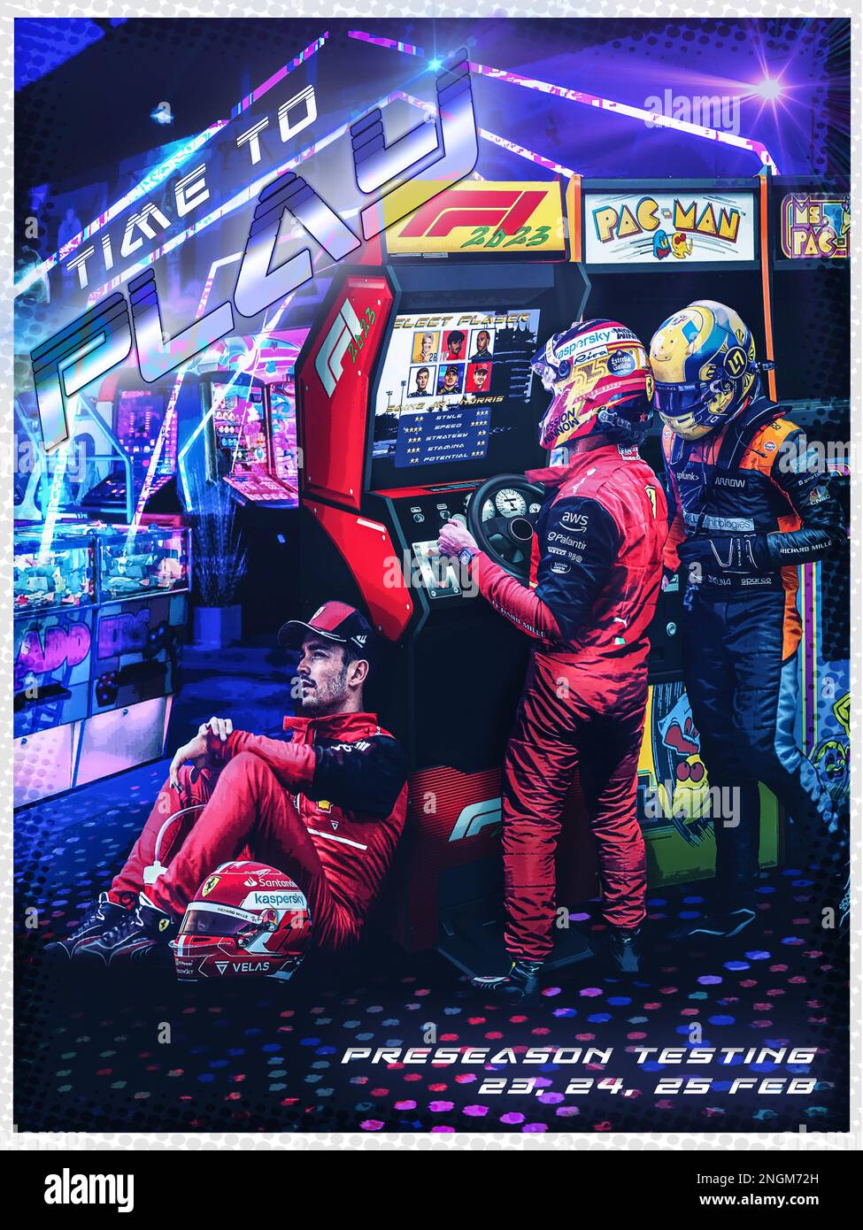 Bahrain formula one race poster hi-res stock photography and images - Alamy