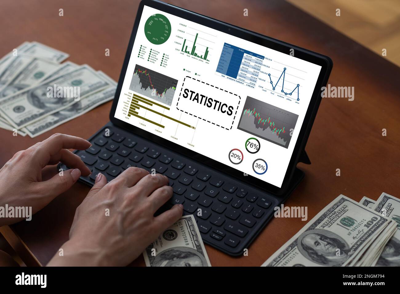 Business Research Data Economy Statistics Concept Stock Photo - Alamy
