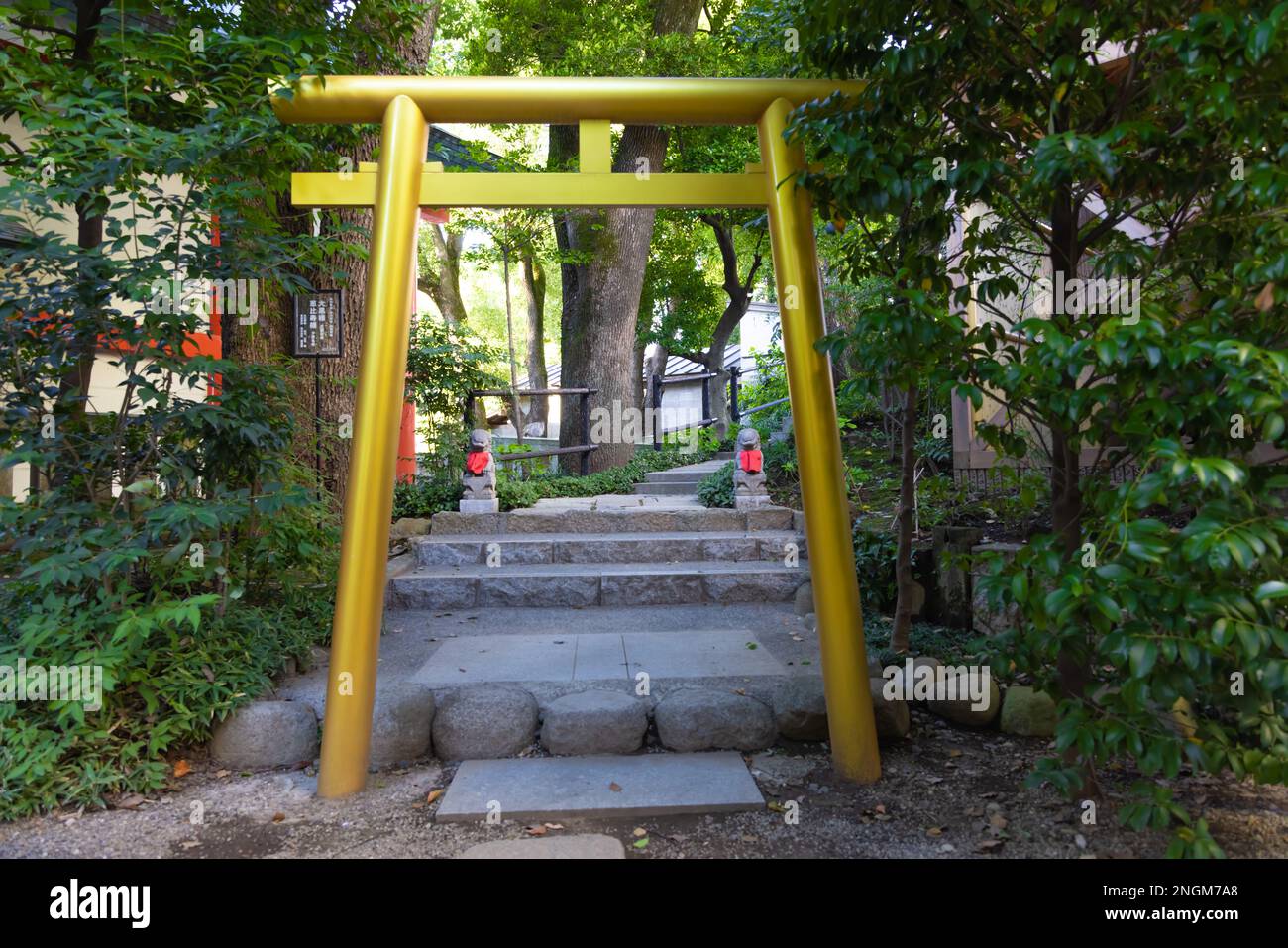 A traditional gate at Japanese Shrine Stock Photo - Alamy