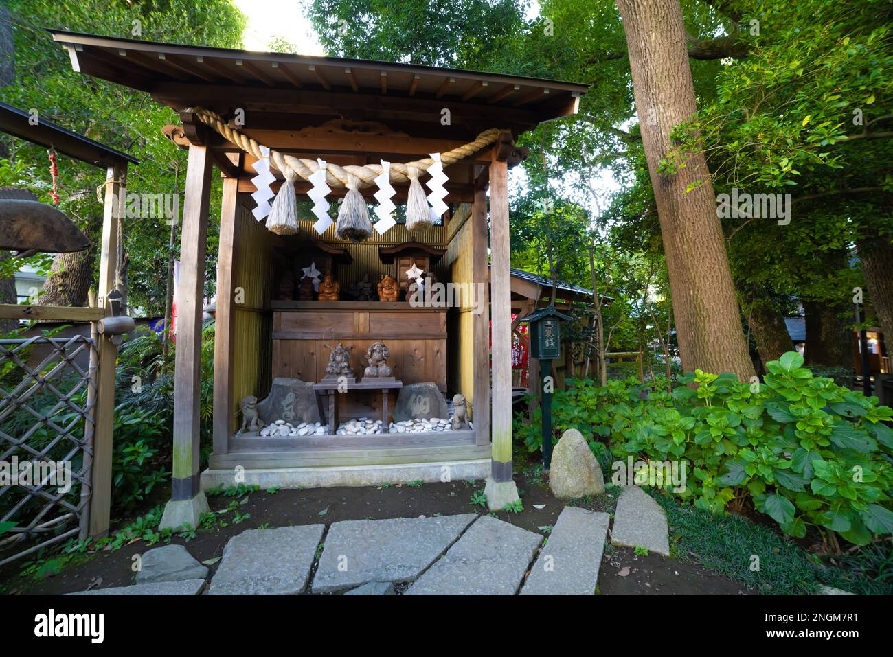 An offertory box at Japanese Shrine Stock Photo - Alamy