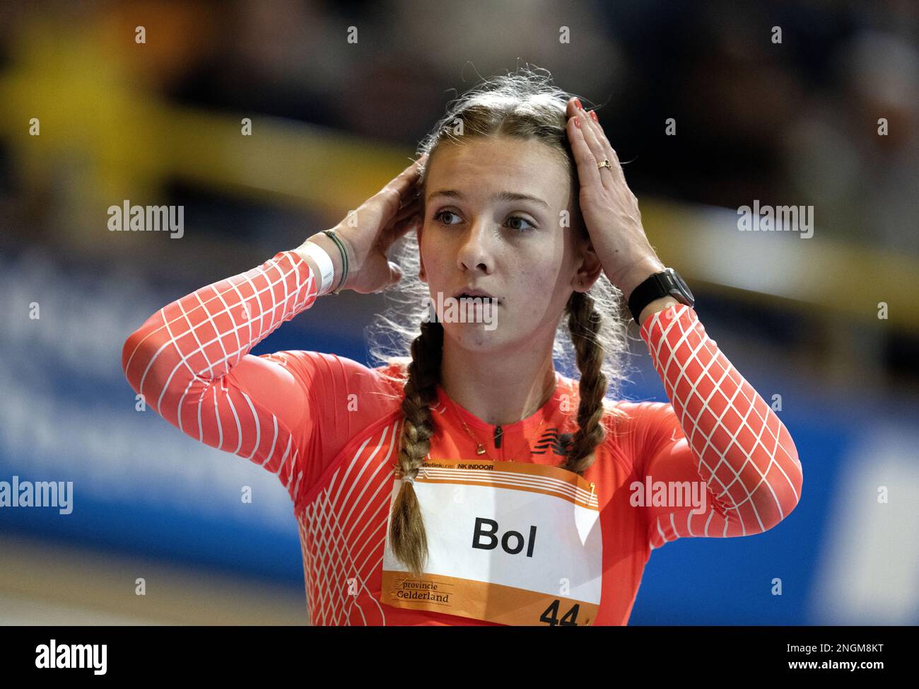 APELDOORN - Femke Bol in the 400 m series during the first day of the ...