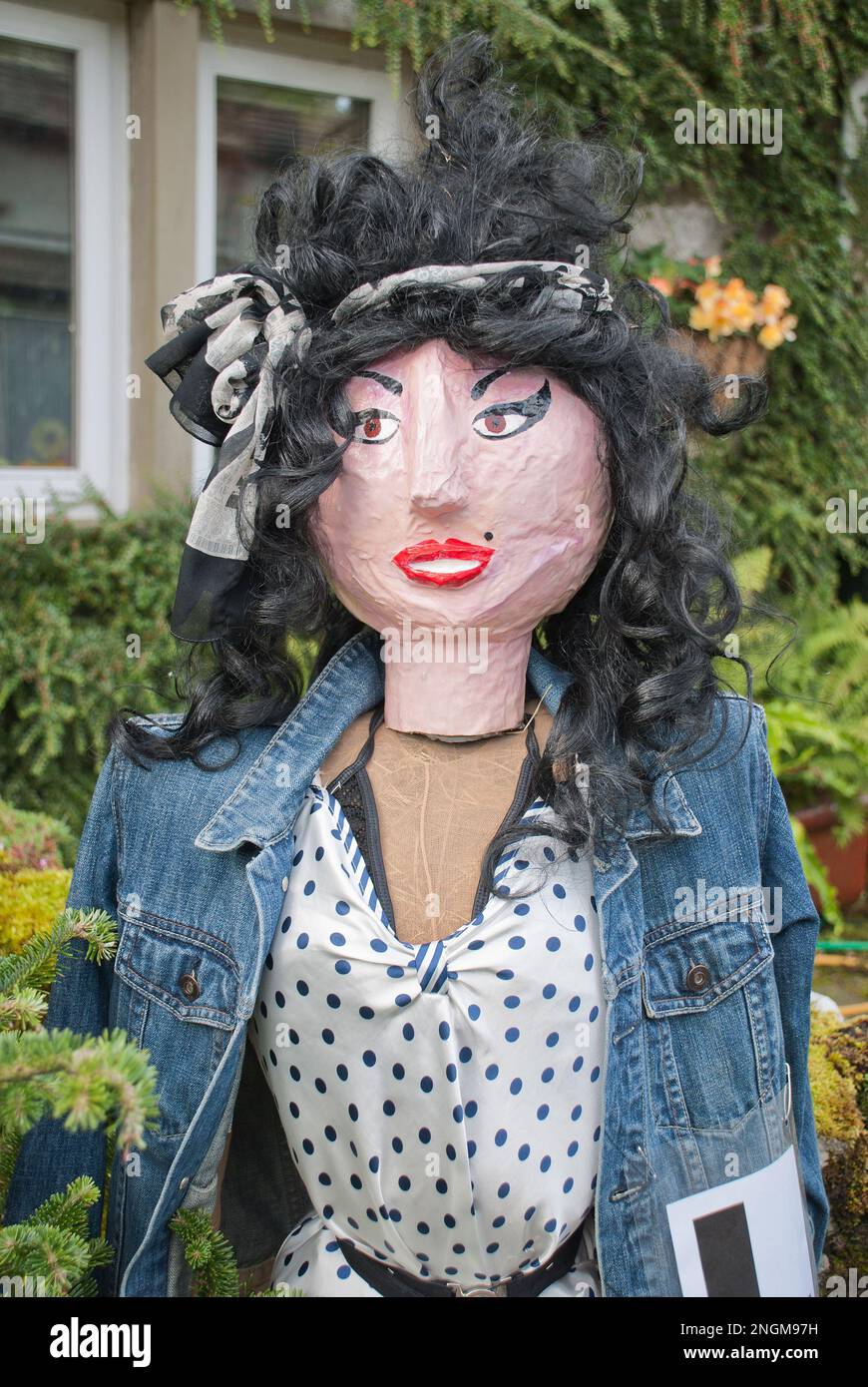 Scarecrows follow a different theme each year at the annual Kettlewell ...