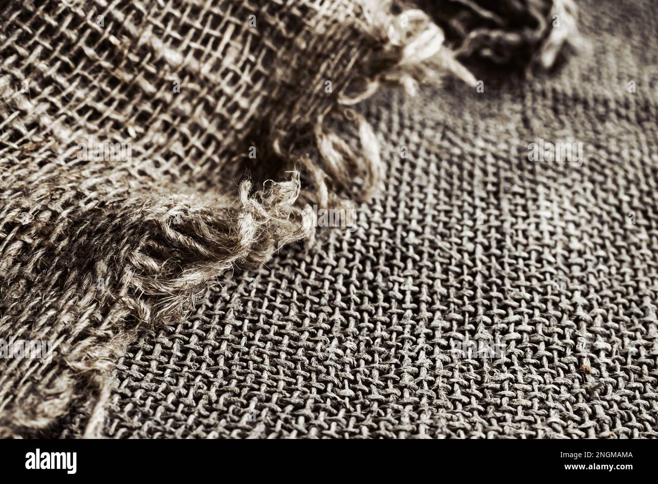 Cloth. The texture of the burlap fabric is close-up. Packaging material. Background Of Burlap ...