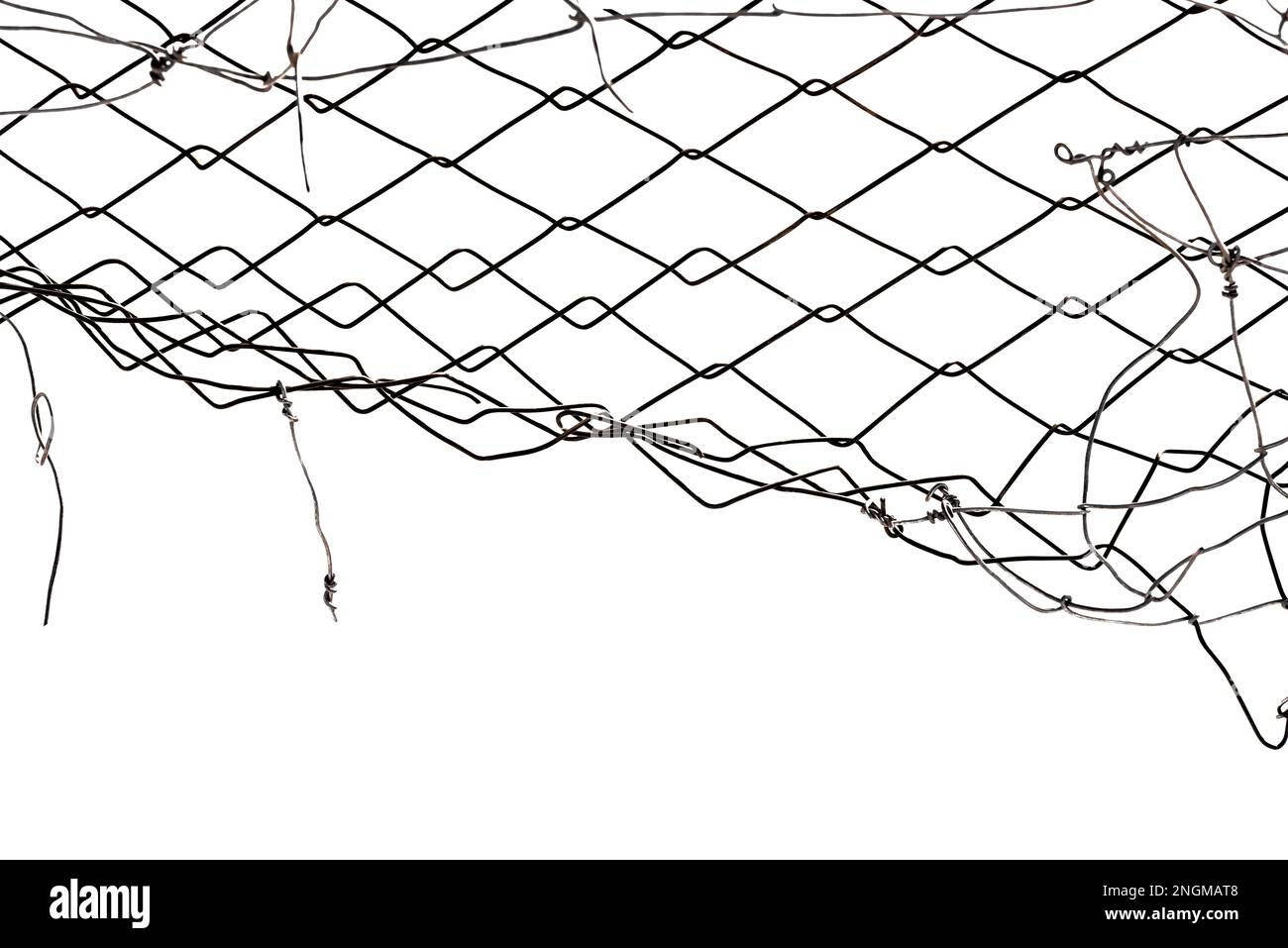 Background of metal mesh or wire on a white background Stock Photo - Alamy