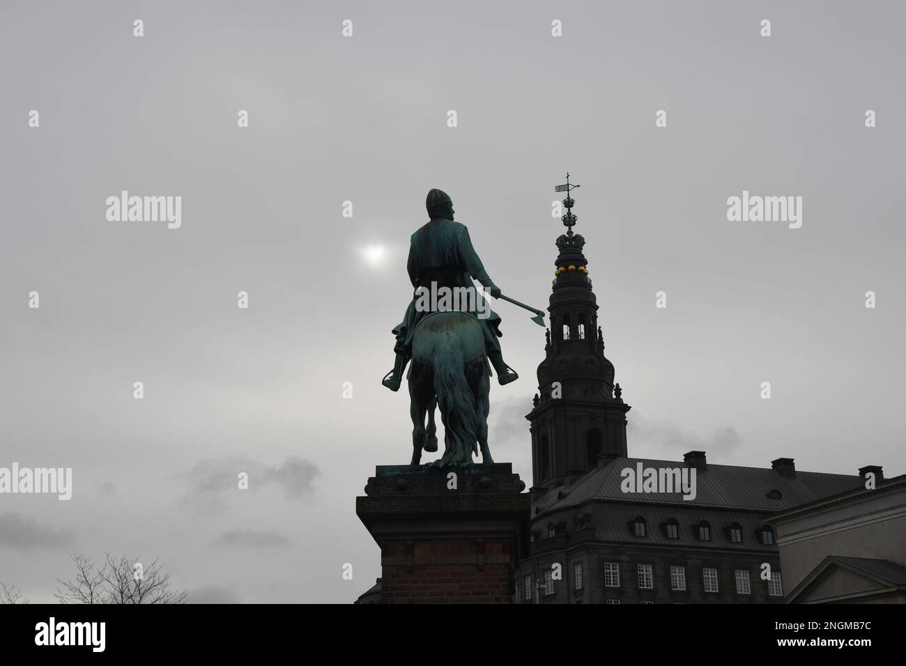 Copenhagen /Denmark/18 February 2023/ View of hojbro plads and ...