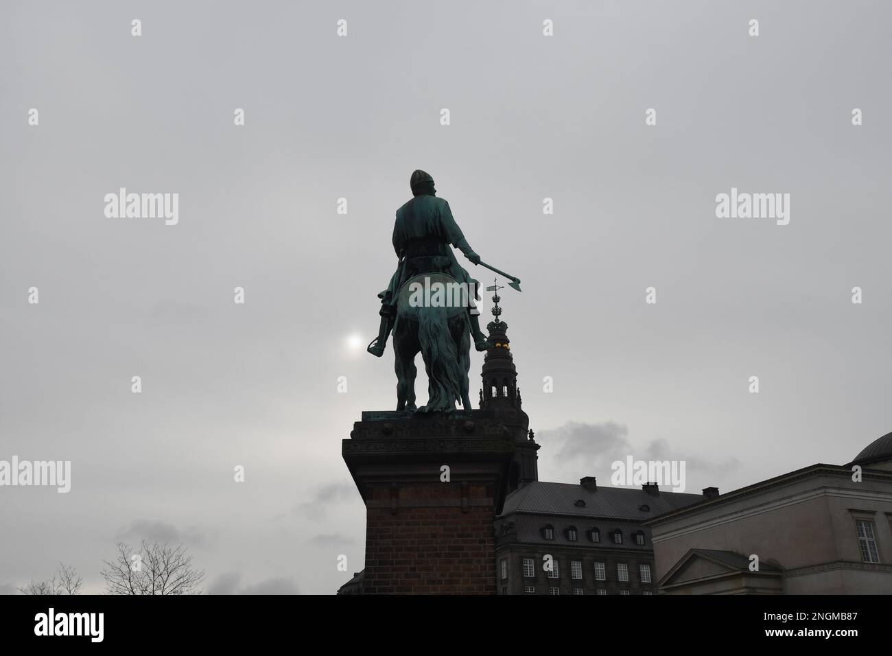 Copenhagen /Denmark/18 February 2023/ View of hojbro plads and ...