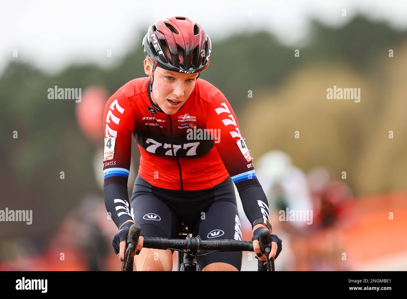 Dutch Annemarie Worst pictured in action during the women's race of the ...