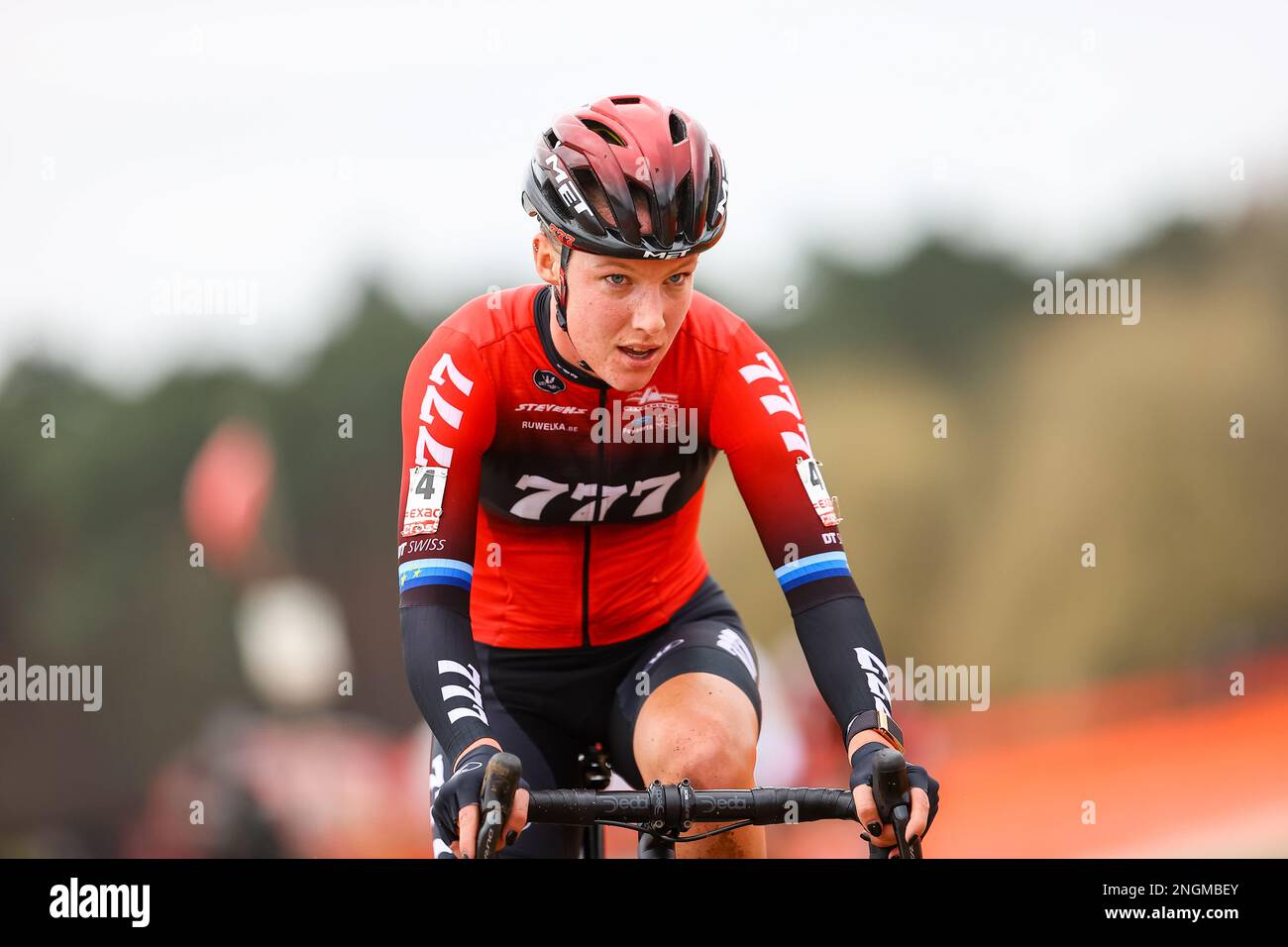 Dutch Annemarie Worst pictured in action during the women's race of the ...