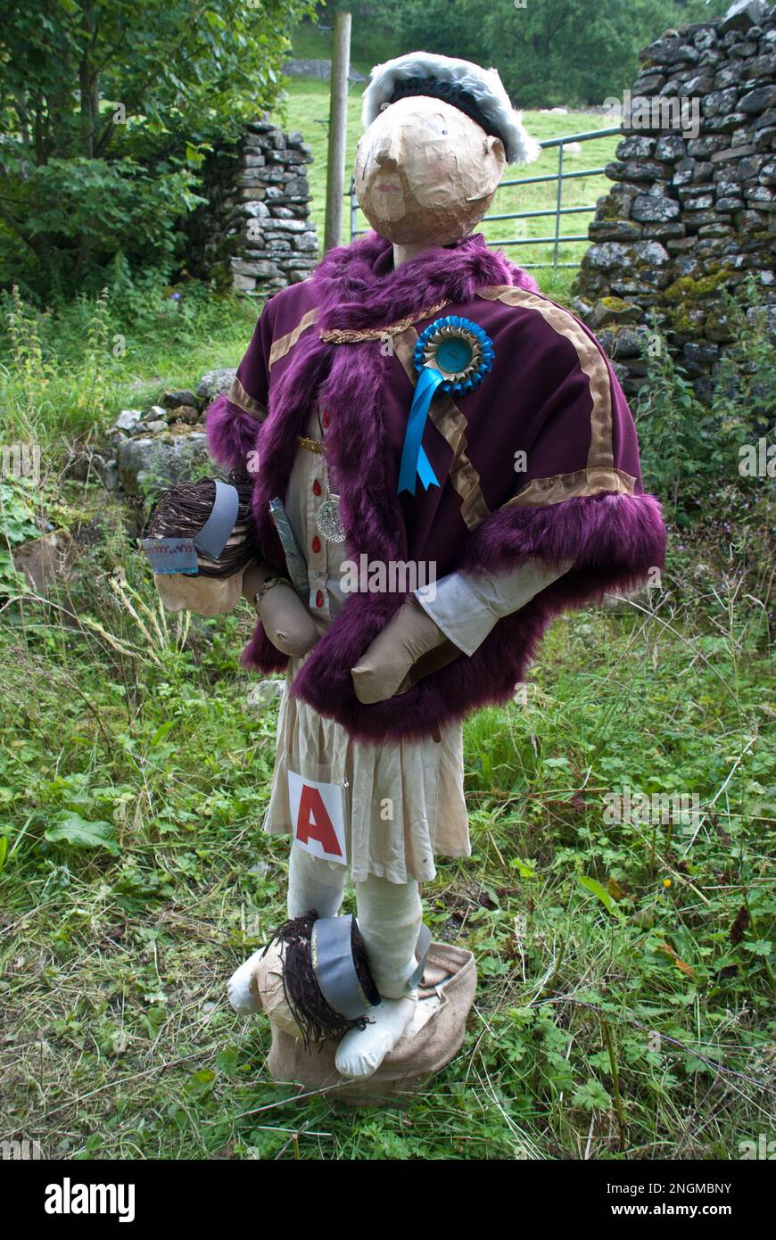 Scarecrows follow a different theme each year at the annual Kettlewell ...