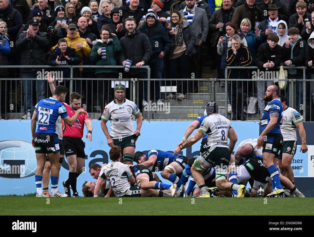 18th February 2023, The Recreation Ground, Bath, Somerset, England ...